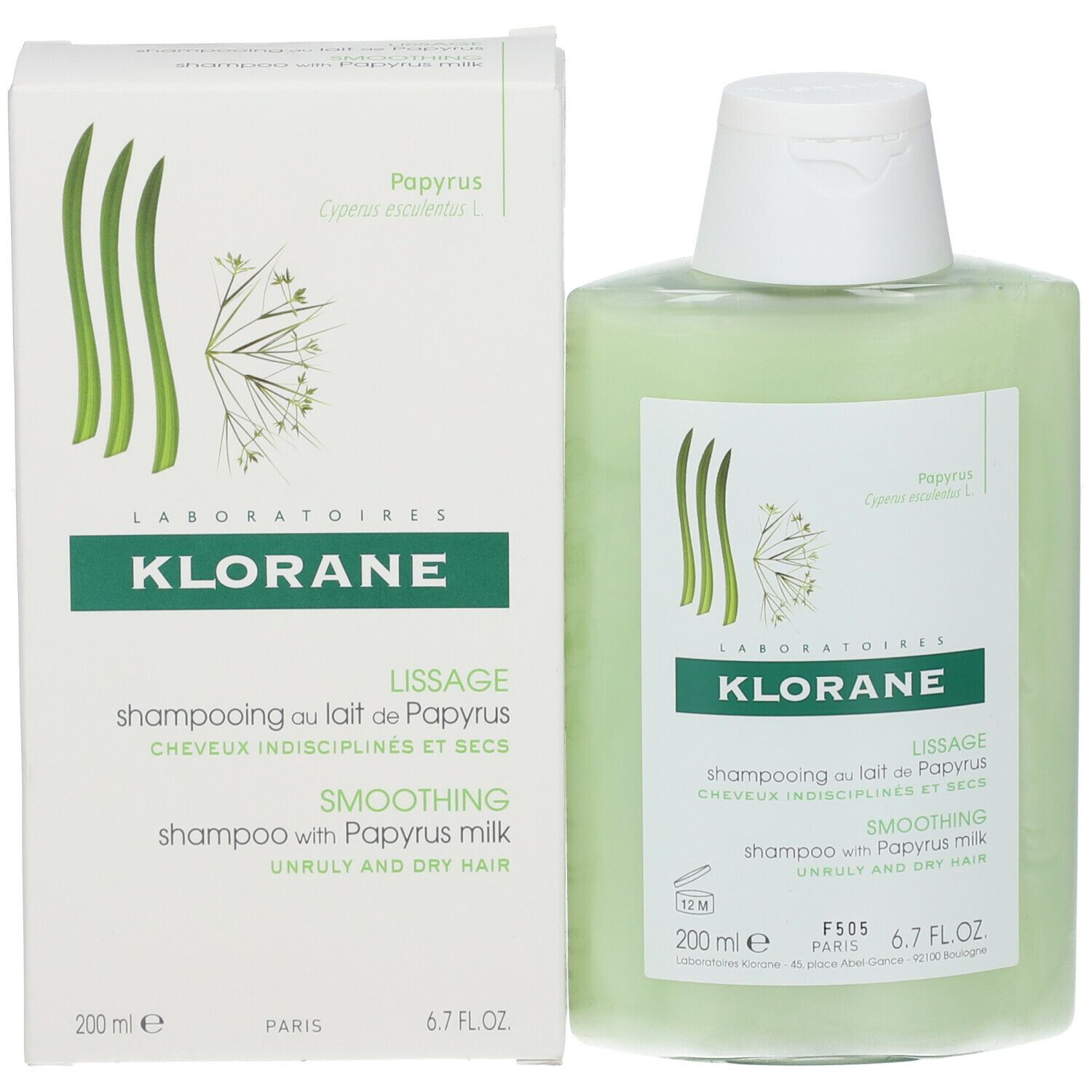 KLORANE Shampooing au Lait de Papyrus 200 ml - Redcare Pharmacie