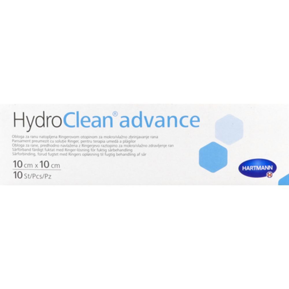 Hartmann HydroClean® advance 10 x 10 cm 10 pc(s) - Redcare Pharmacie
