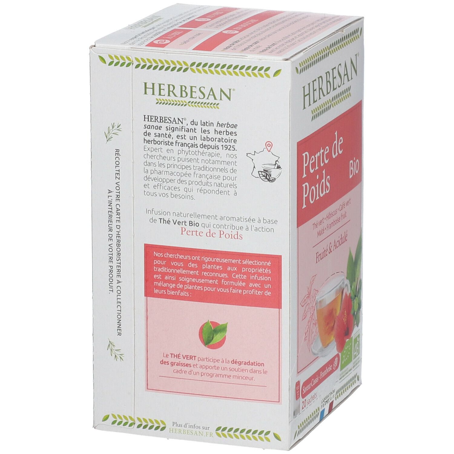 HERBESAN® N°15 Infusion Maté - Perte de Poids 20 pc(s) - Redcare Pharmacie
