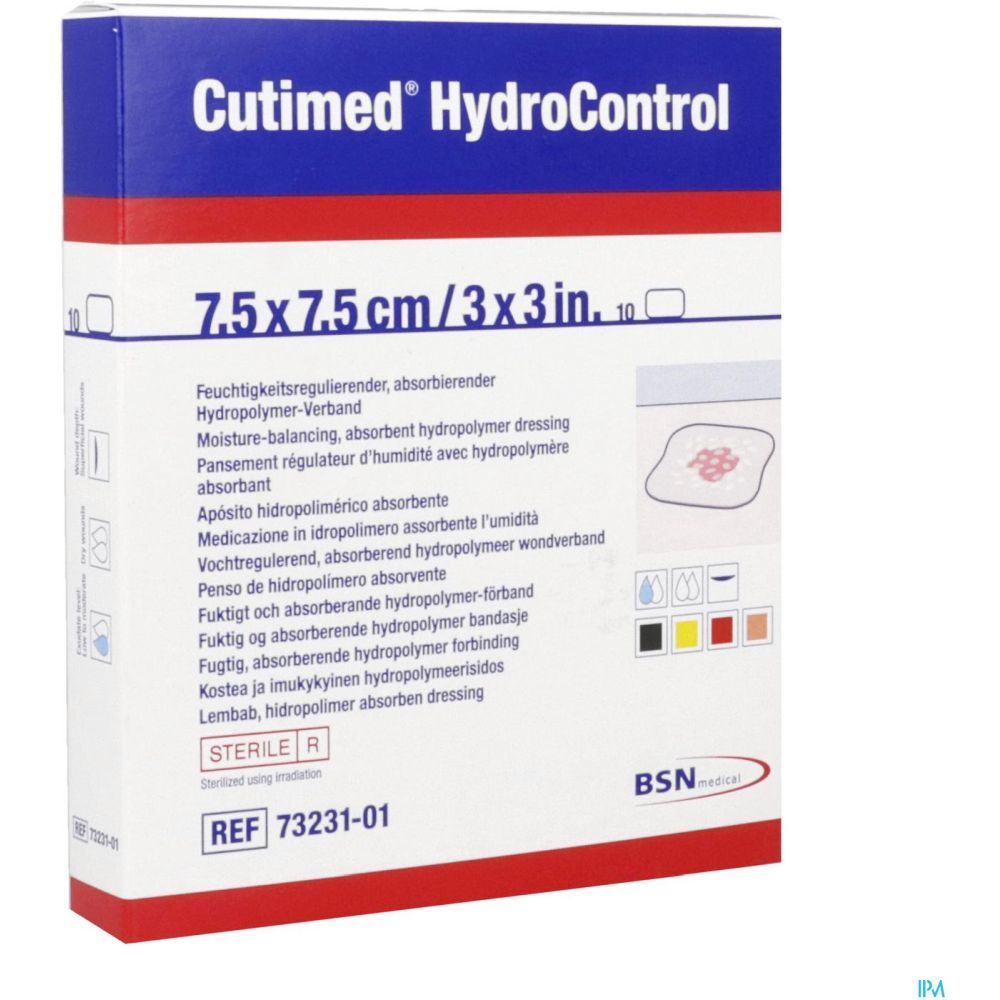 Cutimed® HydroControl 7,5 cm x 7,5 cm 10 pc(s) - Redcare Pharmacie