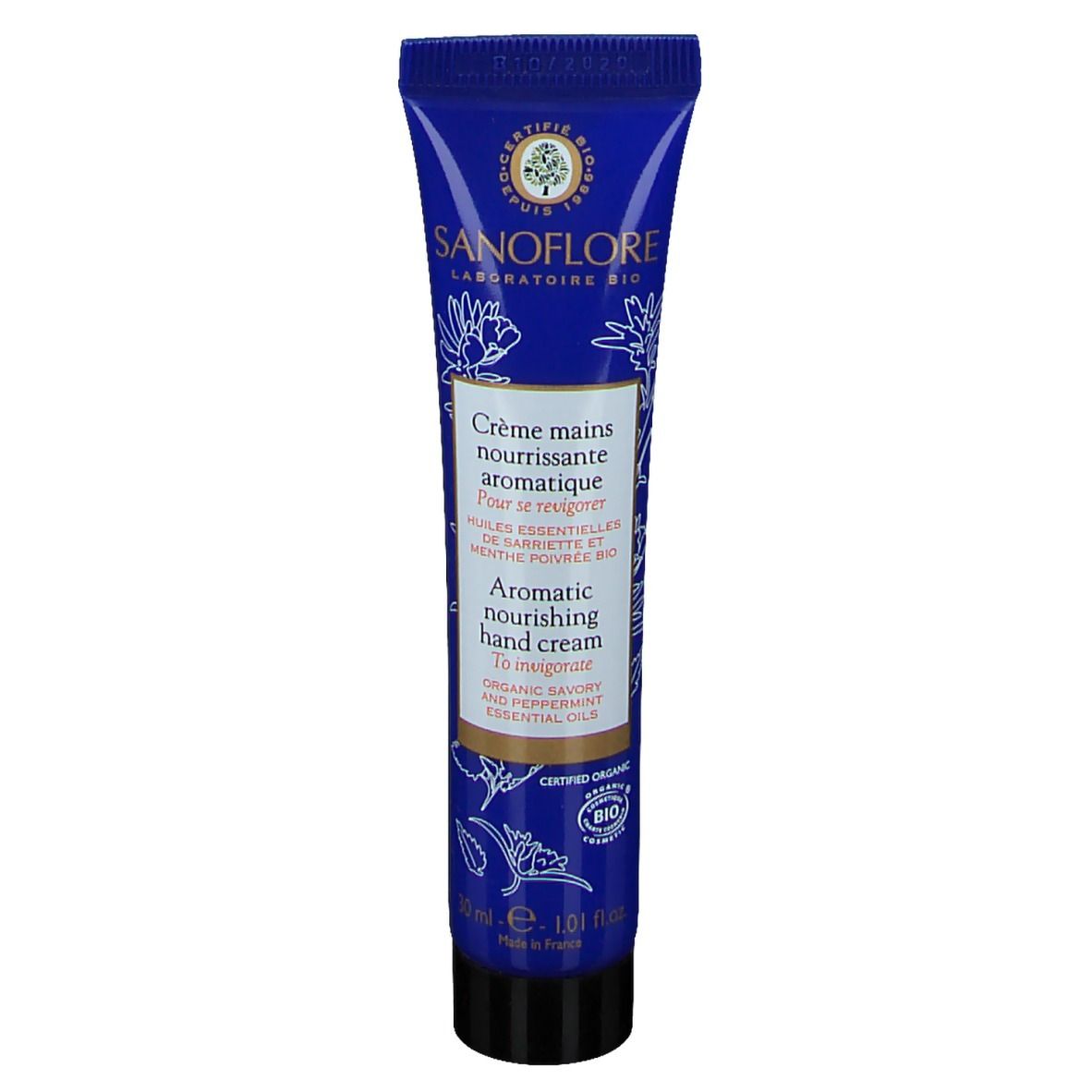 Sanoflore Crème mains nourrissante aromatique Pour se revigorer 30 ml - Redcare Pharmacie