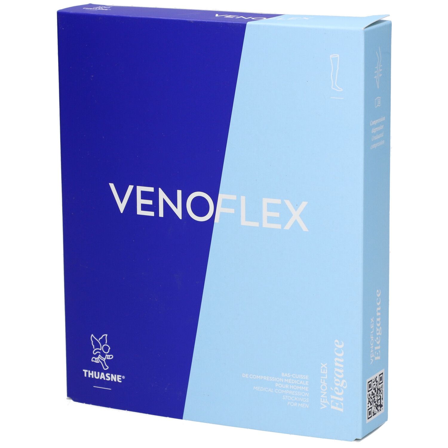 VÉNOFLEX 2 ELÉGANCE - Bas cuisse médical de compression antiglisse ...