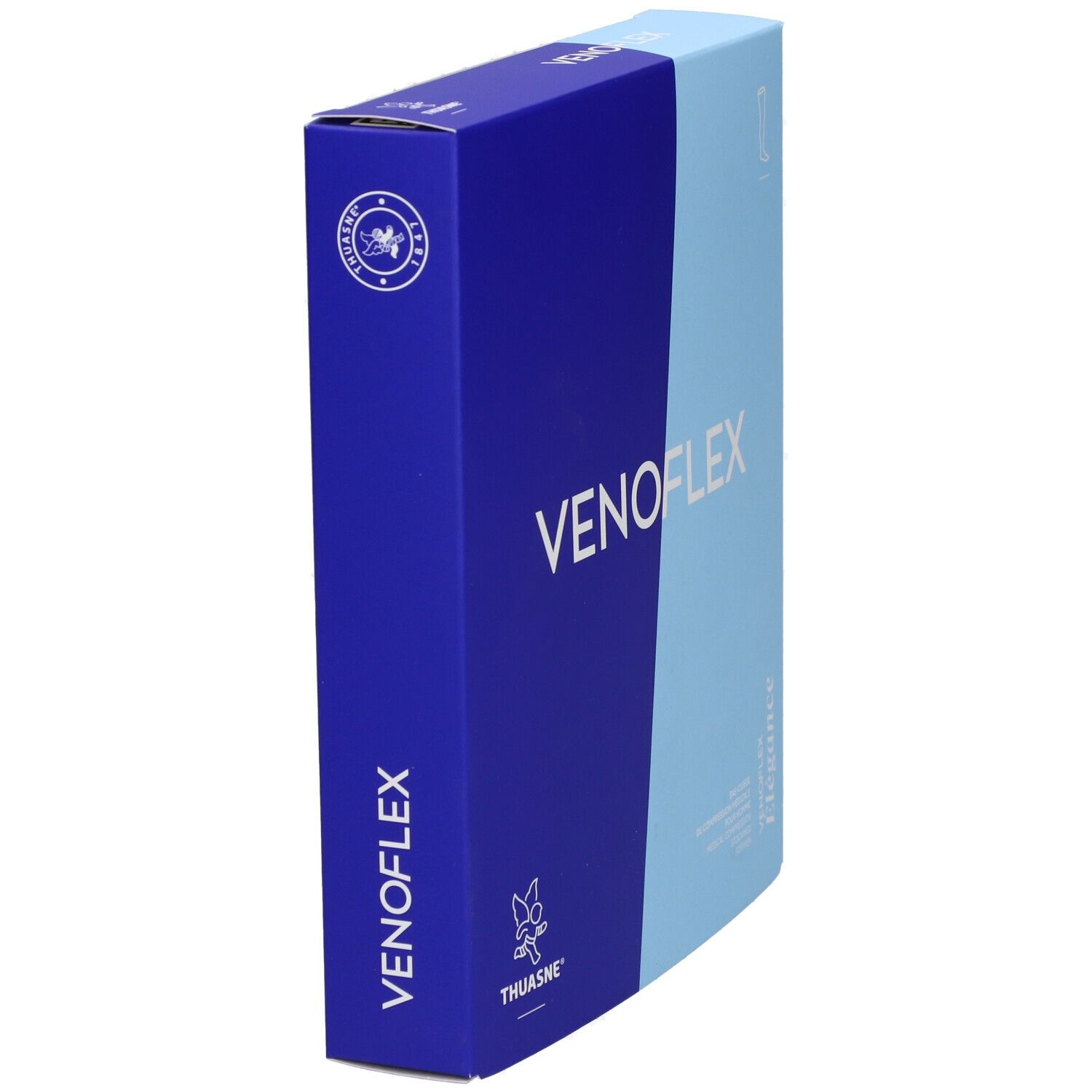 VÉNOFLEX 2 ELÉGANCE - Bas cuisse médical de compression antiglisse classe 2 Homme T3N noir 1 pc ...