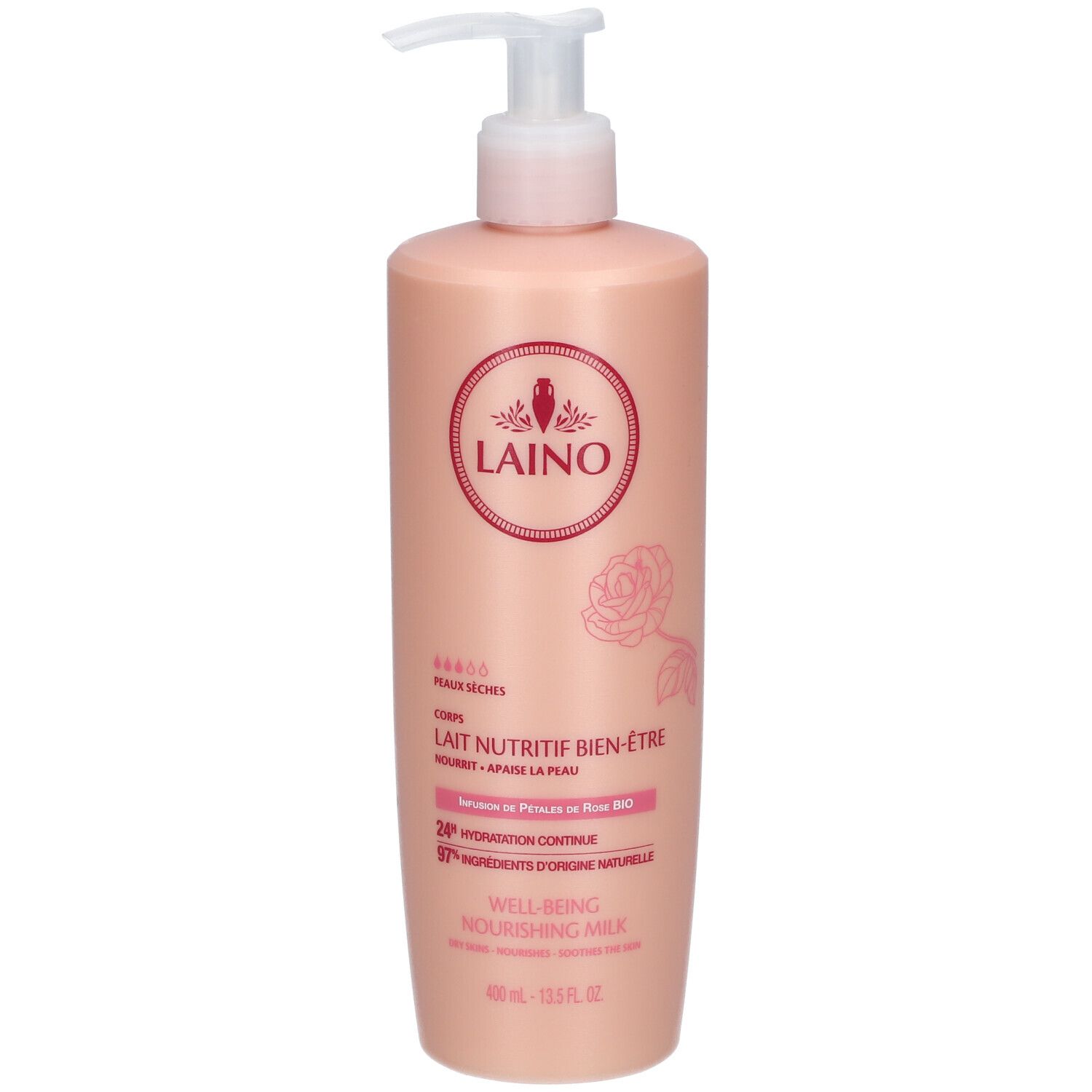 LAINO Lait nutritif bien-être 400 ml - Redcare Pharmacie
