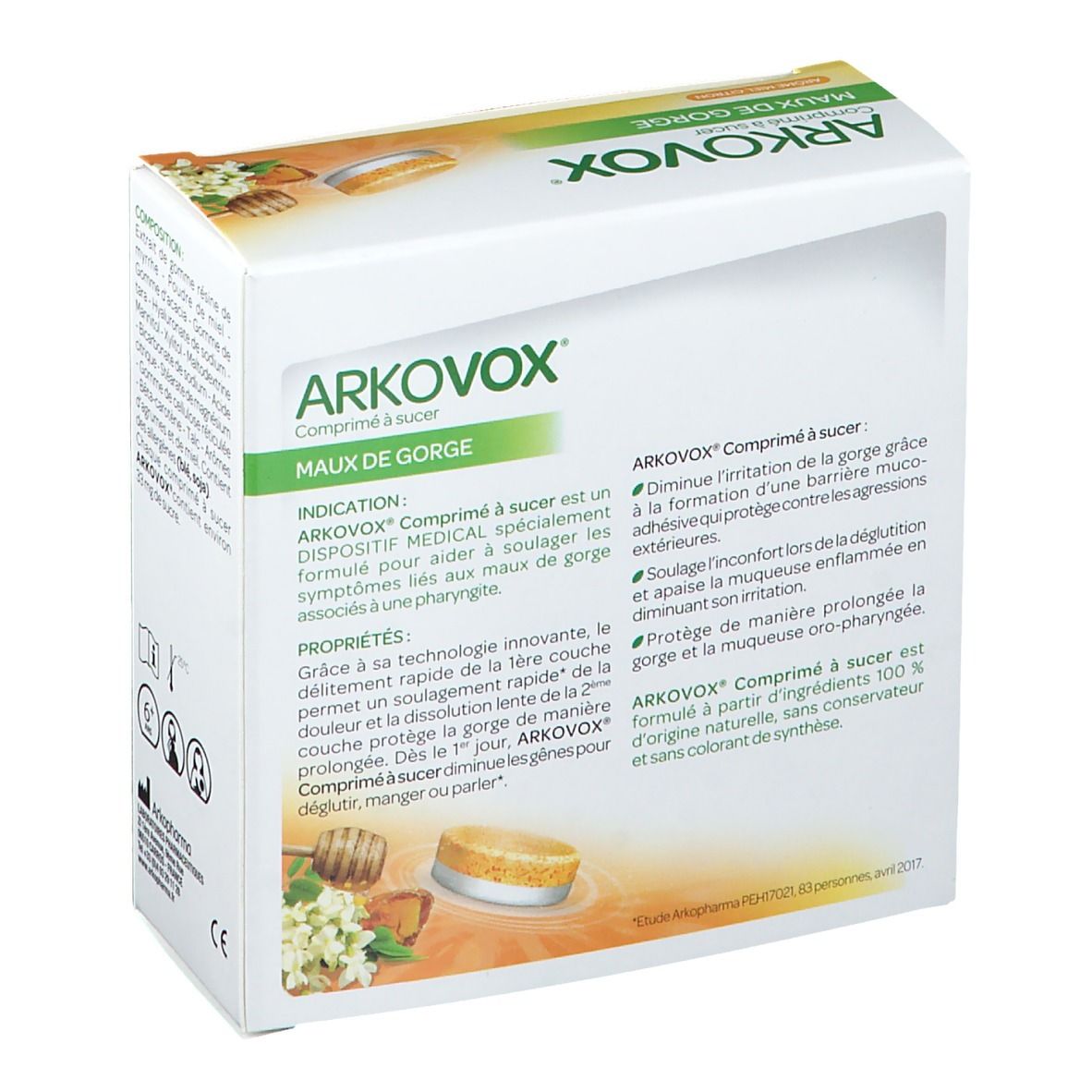 Arkopharma ARKOVOX® Miel Citron Comprimé à sucer 20 pc(s) - Redcare ...