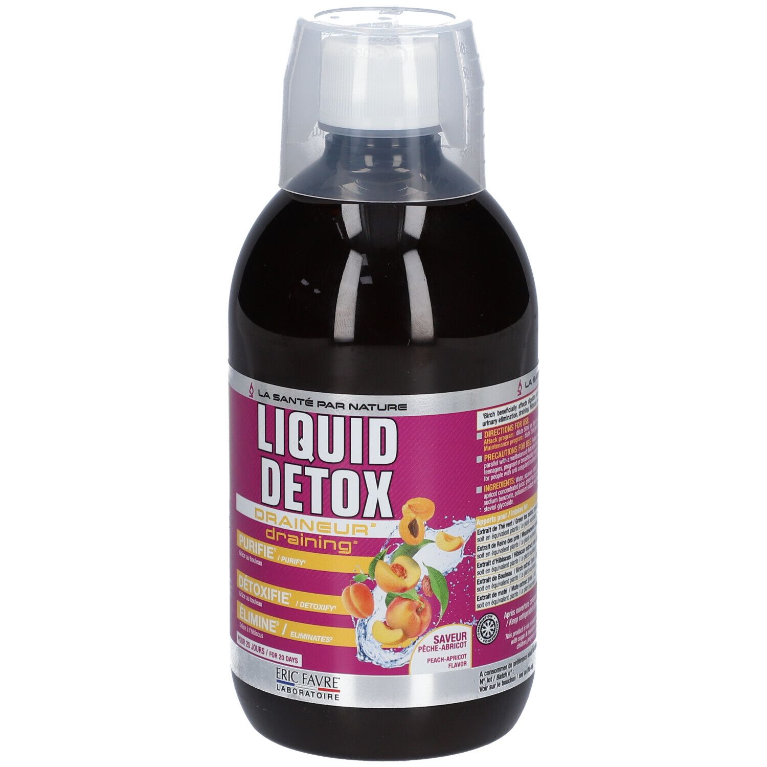 ERIC FAVRE Liquid Detox - Draineur 500 ml - Redcare Pharmacie