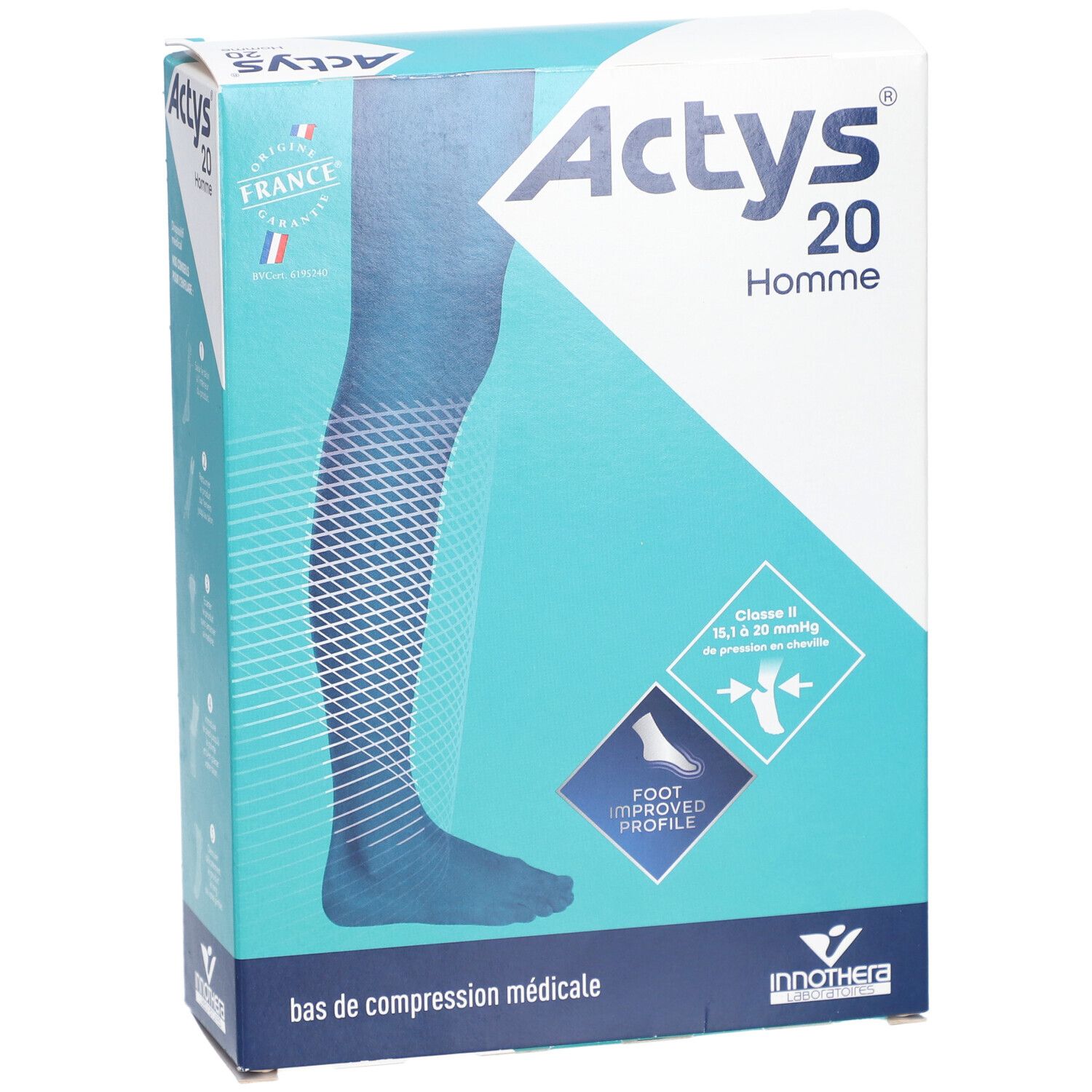 ACTYS 20 bas autofix PF homme - Redcare Pharmacie