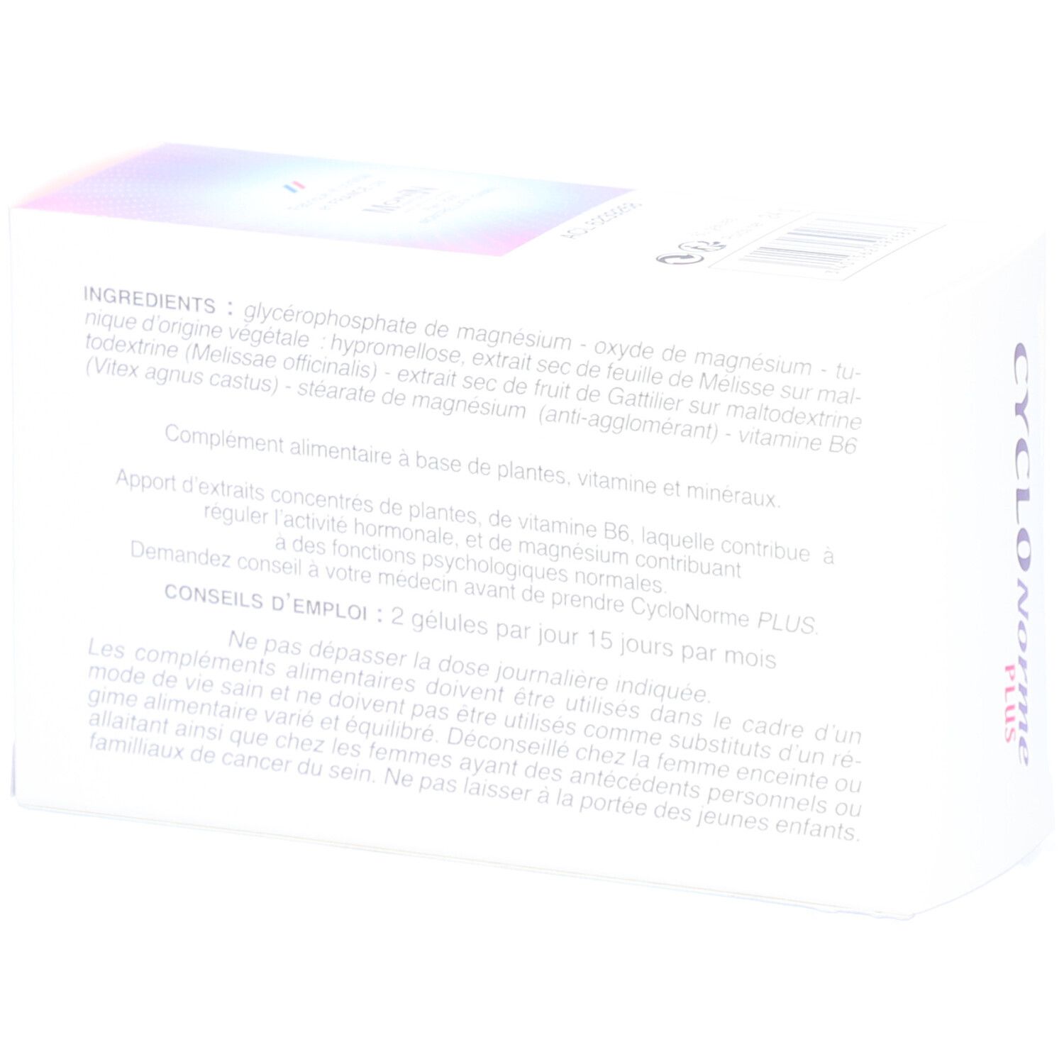 CYCLONORME Plus - Gélule, complément alimentaire à base de plantes ...