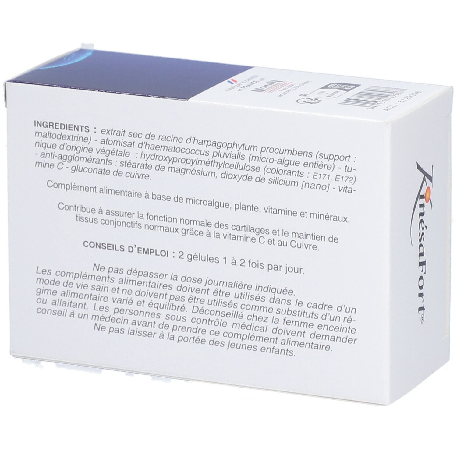 KINÉSAFORT ARTICULATIONS - Gélule, complément alimentaire à visée ...