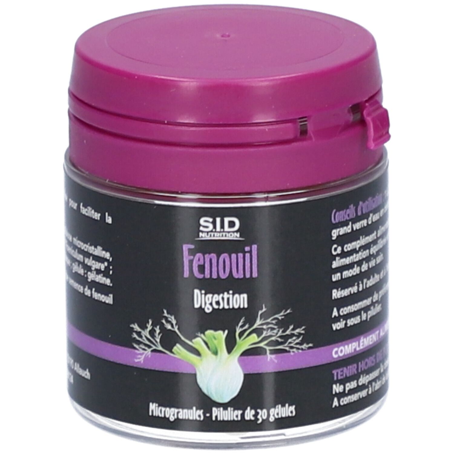 SIDN FENOUIL - Gélule, complément alimentaire à visée digestive. - bt ...