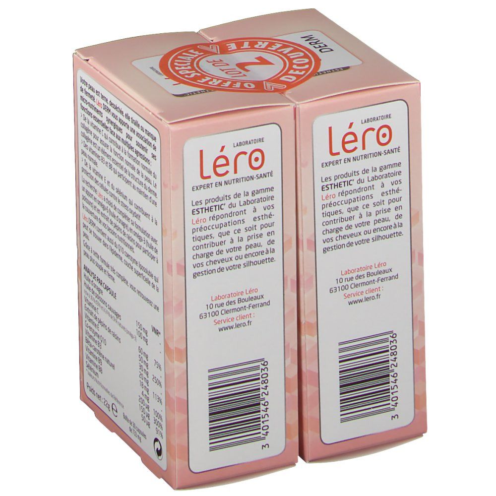 Laboratoire Léro DERM Santé et Qualité de la peau 60 pc(s) - Redcare ...