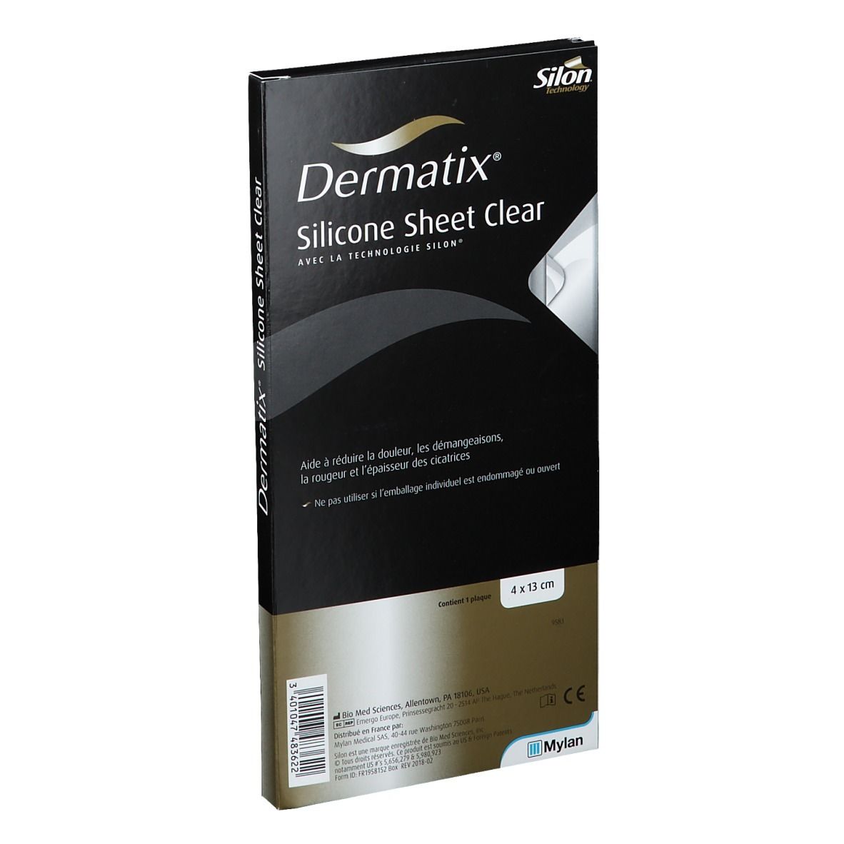 Dermatix® Silicone Sheet Clear 4 cm x 13 cm 1 pc(s) - Redcare Pharmacie