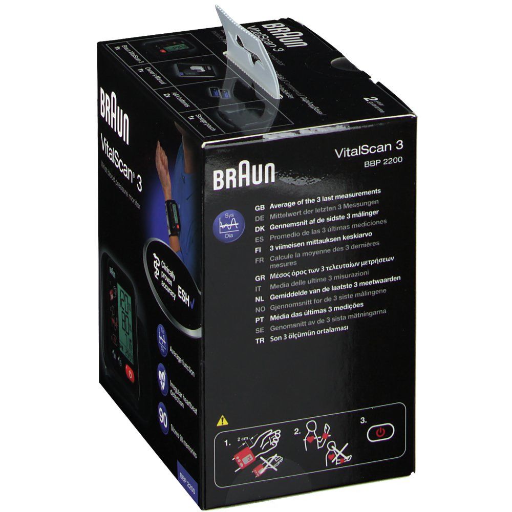 Braun VitalScan 3 1 pc(s) - Redcare Pharmacie