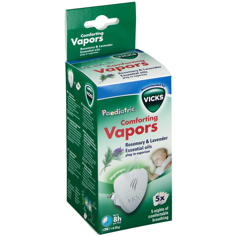 VICKS® Paediatric Comforting Vapors Romarin et Lavande Diffuseur 1 pc(s ...