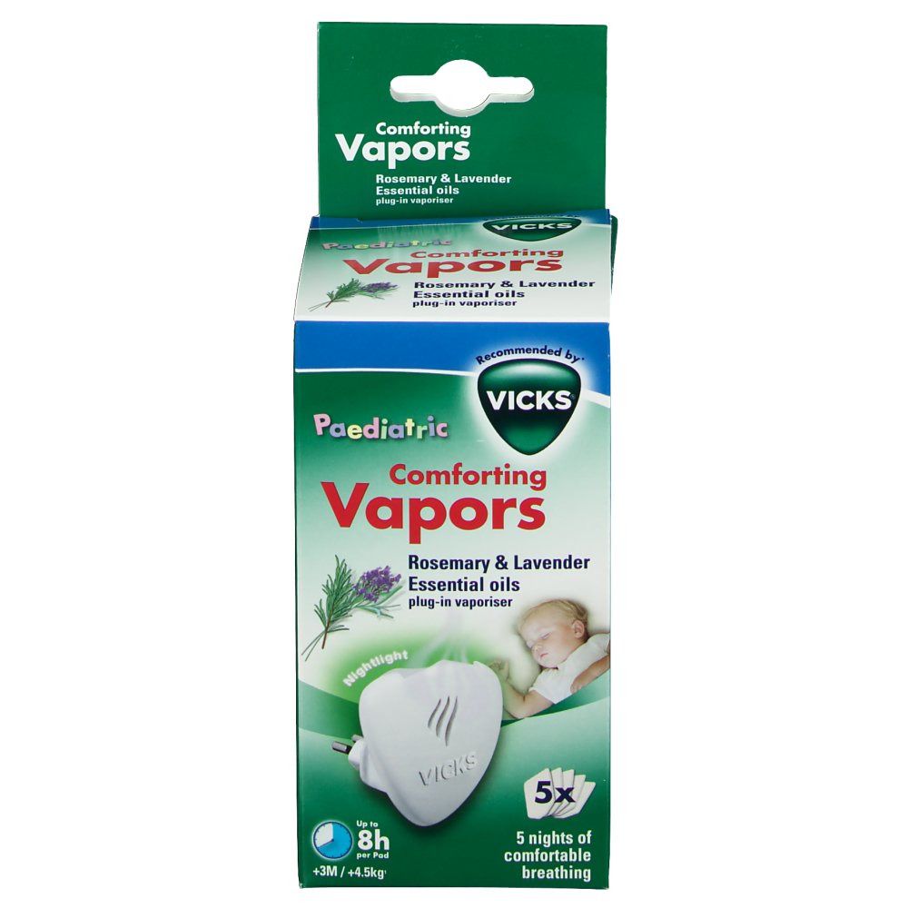 VICKS® Paediatric Comforting Vapors Romarin et Lavande Diffuseur 1 pc(s ...