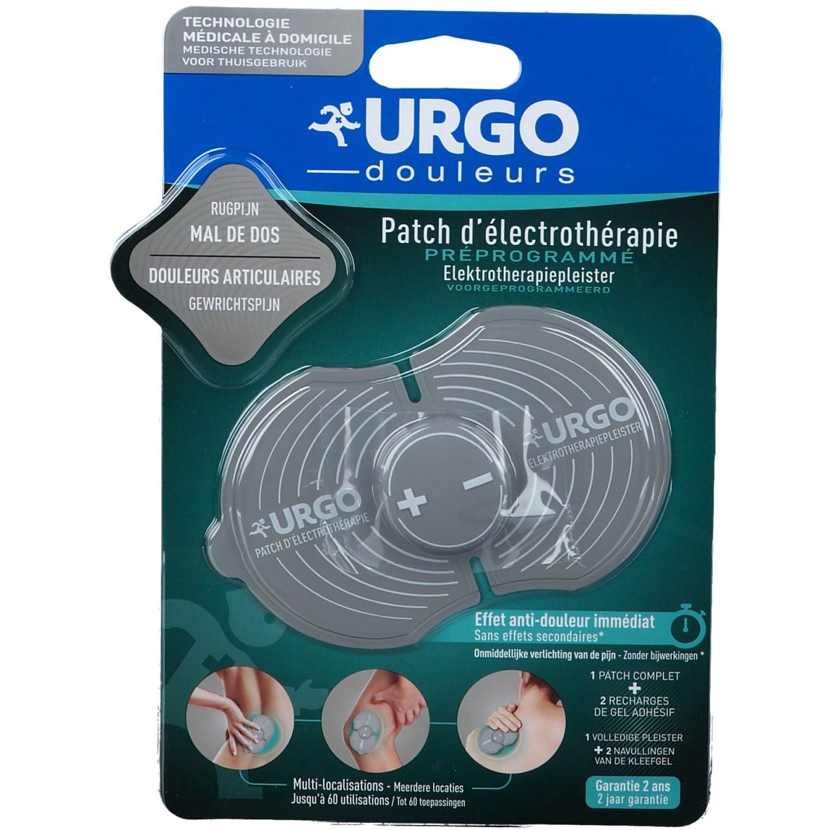 URGO Douleurs Patch d'Electrothérapie 6 pc(s) - Redcare Pharmacie