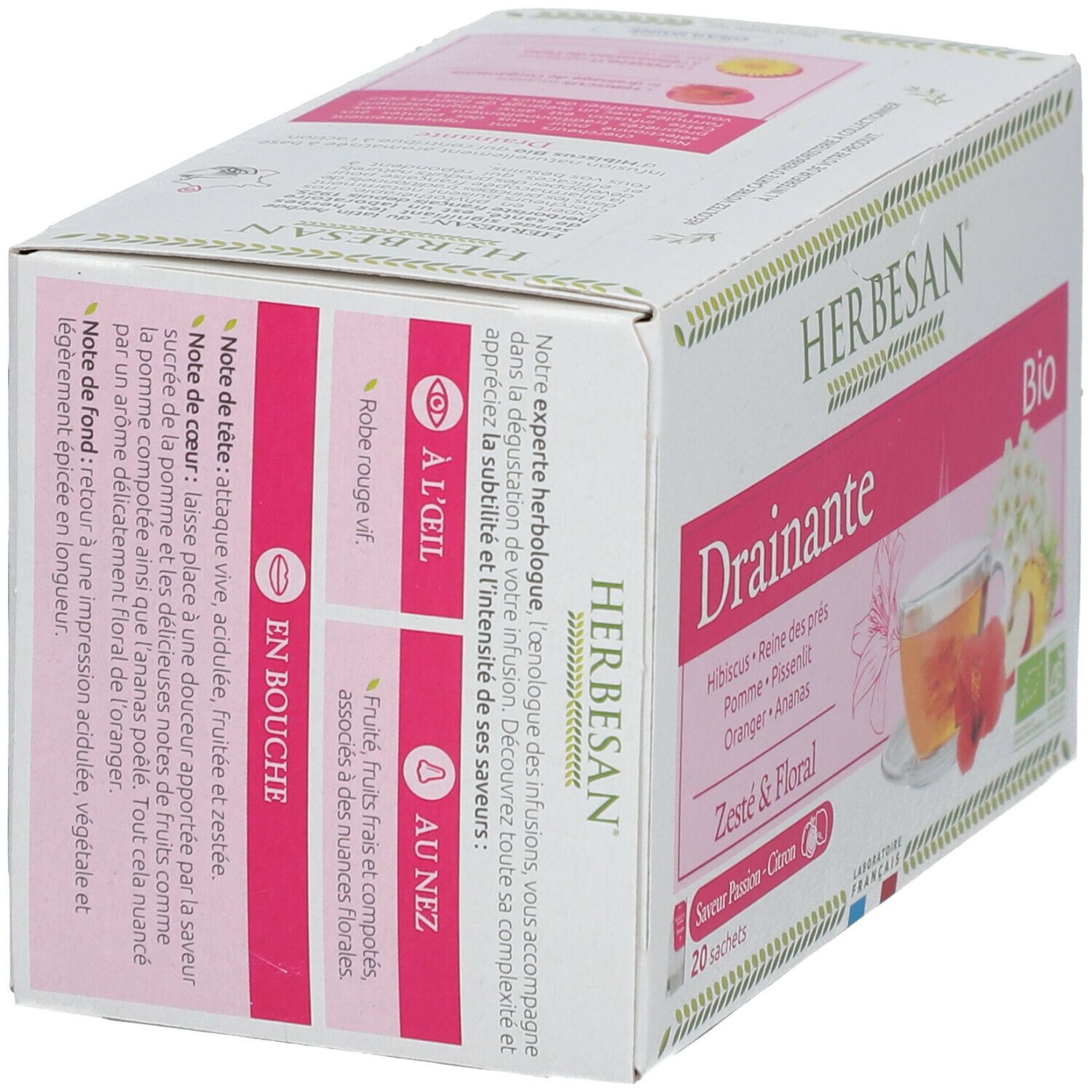 Herbesan® Infusion Bio Drainante N° 5 20 pc(s) - Redcare Pharmacie