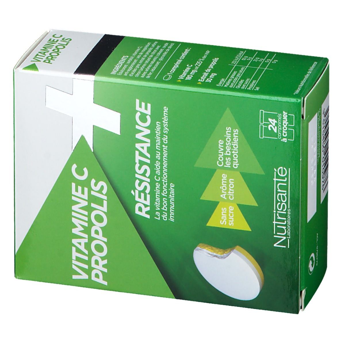 Nutrisanté Résistance Vitamine C + Propolis 2x12 pc(s) - Redcare Pharmacie