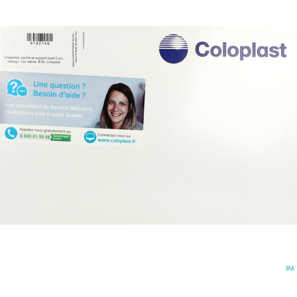 ALTERNA PLUS Uro fine - Poche Maxi vidangeable, système 2 pièces diam.4 ...