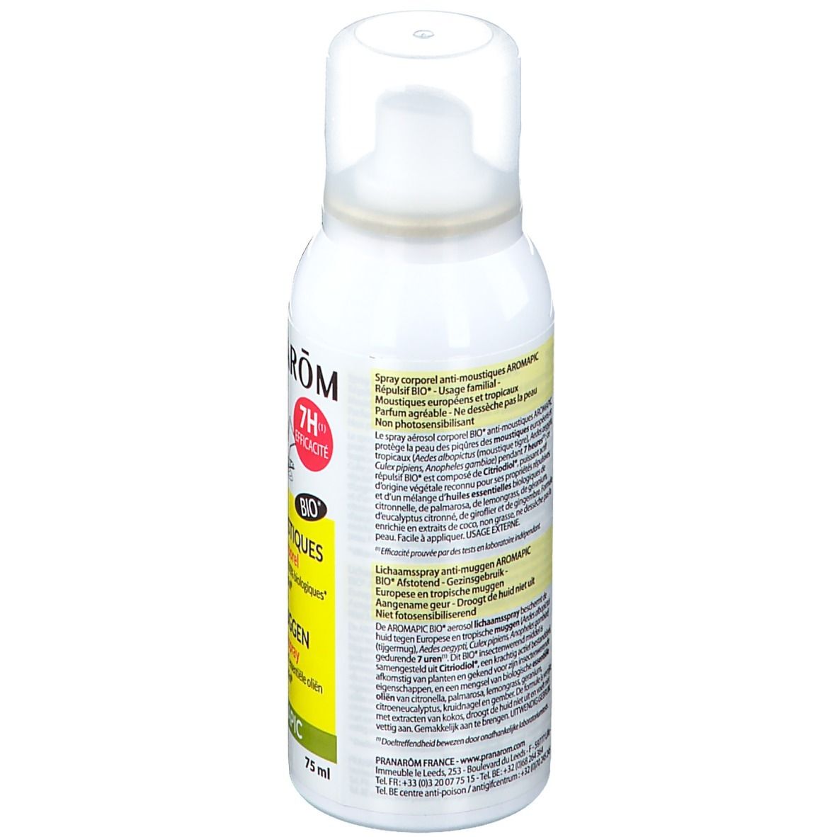 Pranarôm AROMAPIC Bio Spray Corporel - Anti-moustiques 75 ml - Redcare ...