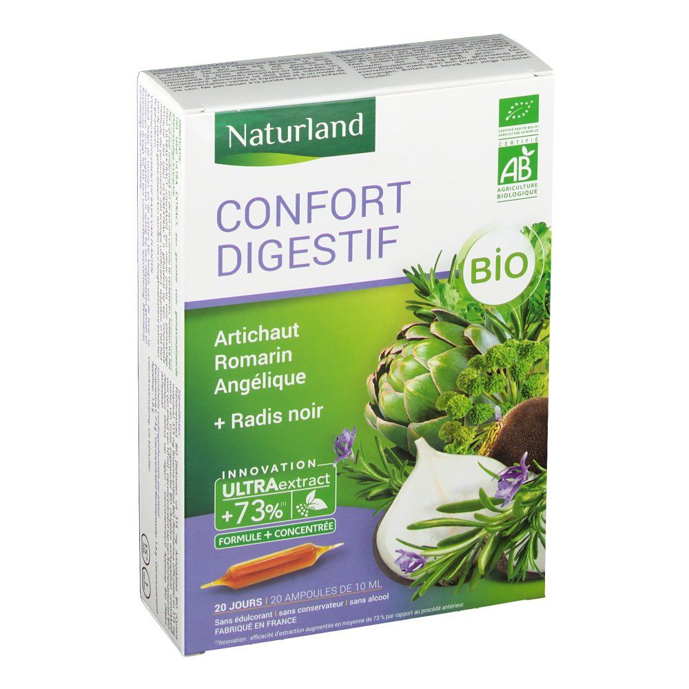 Naturland CONFORT DIGESTIF 20x10 ml - Redcare Pharmacie