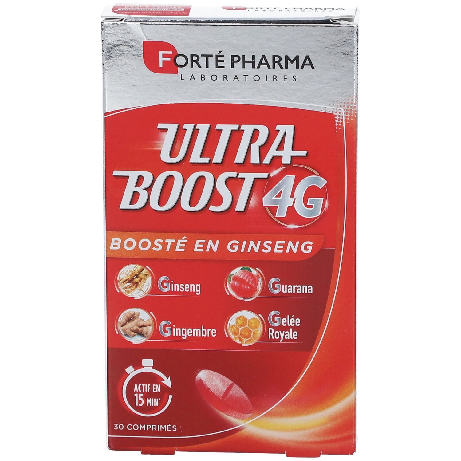 Forté Pharma Vitalité Ultra Boost 4G Ginseng Comprimé 30 pc(s ...