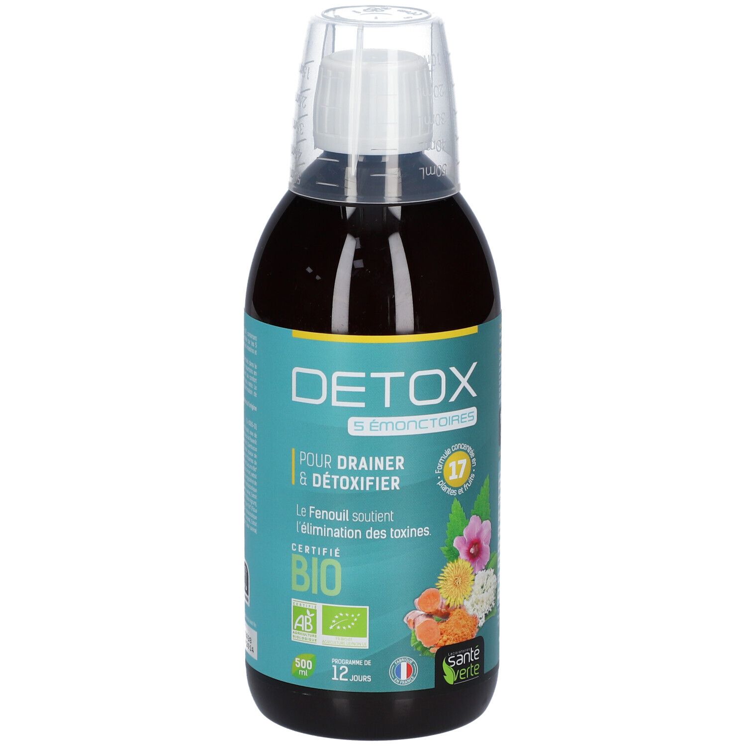 DETOX Bio santé verte 500 ml - Redcare Pharmacie