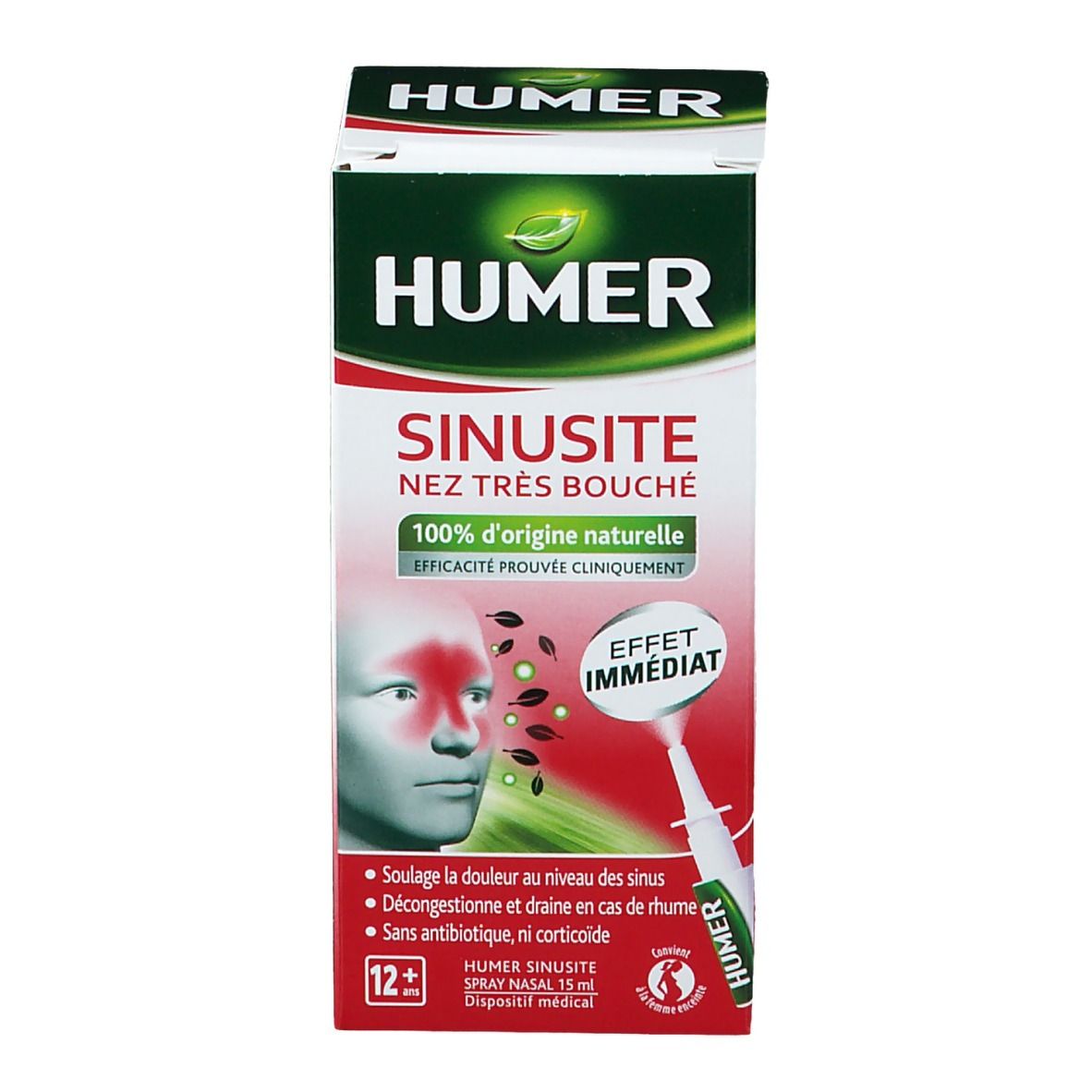 Humer Sinusite 15 ml - Redcare Pharmacie