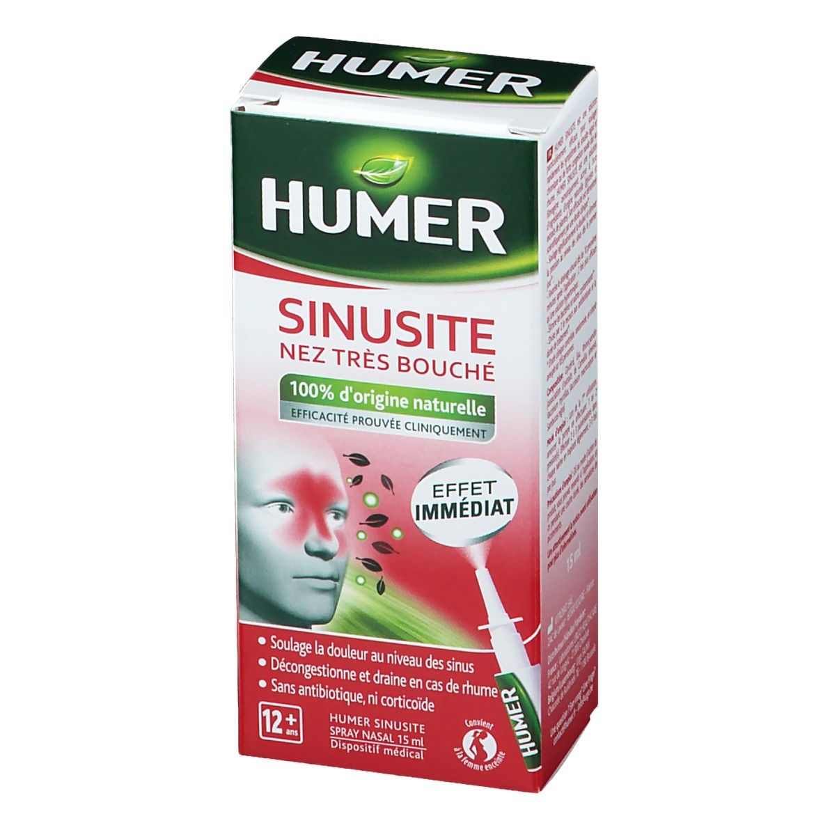 Humer Sinusite 15 ml - Redcare Pharmacie