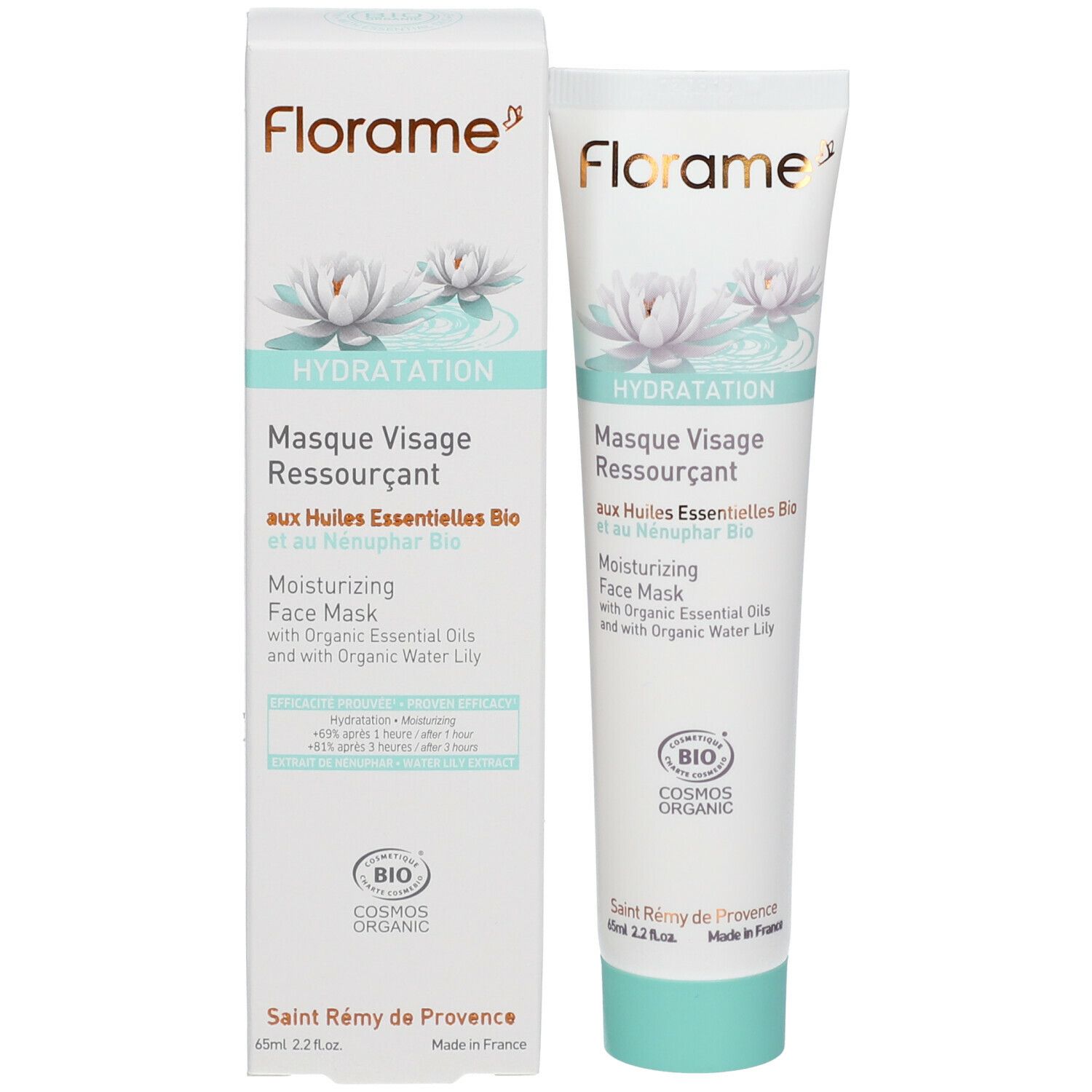 Florame HYDRATATION Masque Visage Ressourçant 65 ml - Redcare Pharmacie