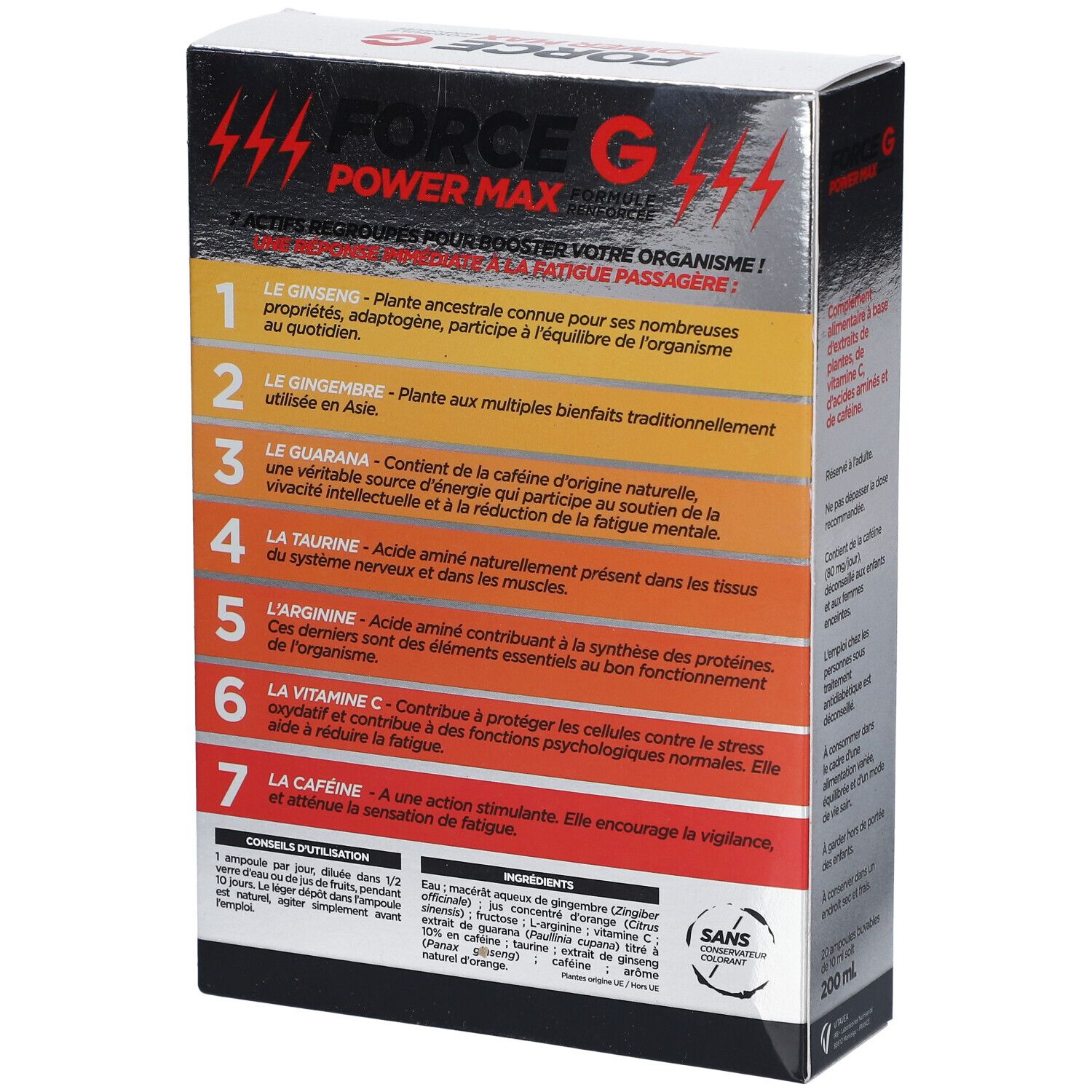 FORCE G POWER MAX 20 pc(s) - Redcare Pharmacie