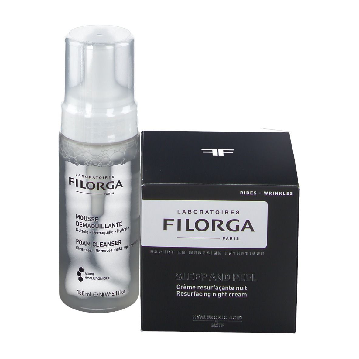 FILORGA Coffret Mousse démaquillante & Crème SLEEP AND PEEL® 1 pc(s ...