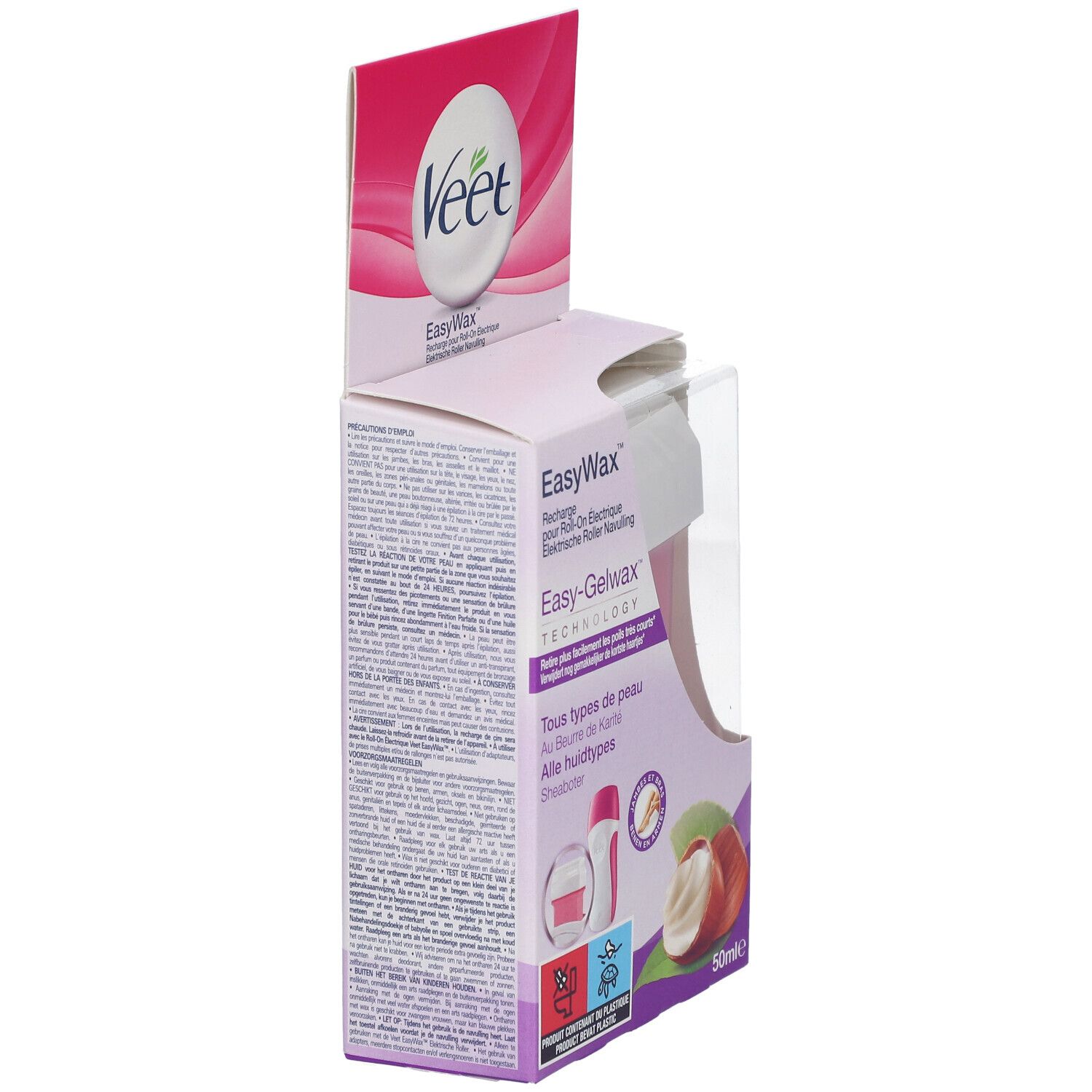 Veet® Recharge EasyWax™ Bras et Jambes toutes peaux 50 ml - Redcare ...