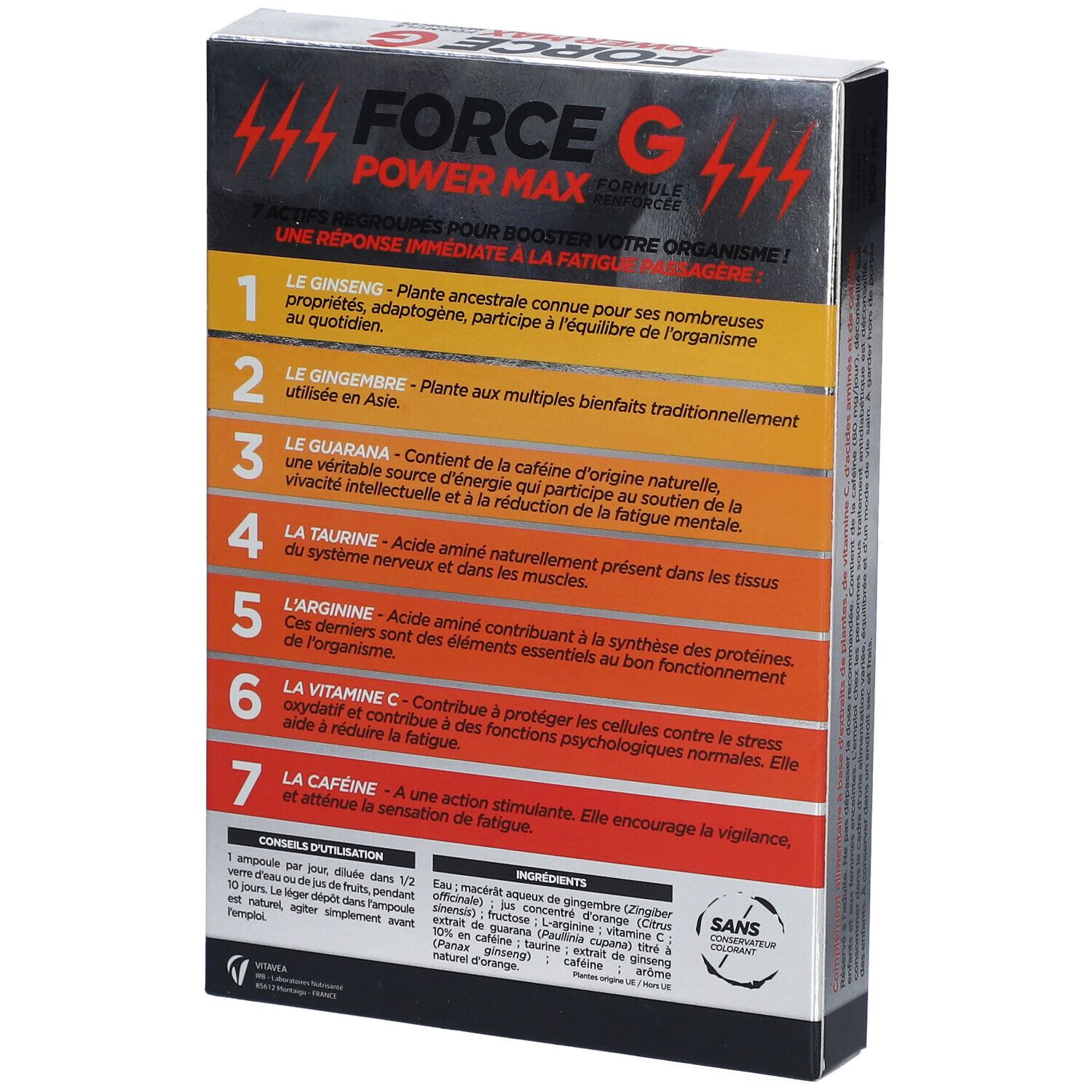 FORCE G Power Max 10 pc(s) - Redcare Pharmacie