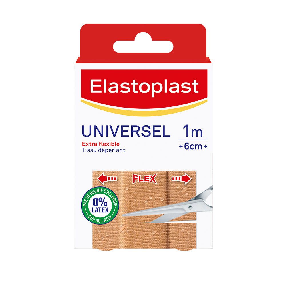 Elastoplast Pansement Universel Extra Flexible 1 m x 6 cm 10 pc(s ...
