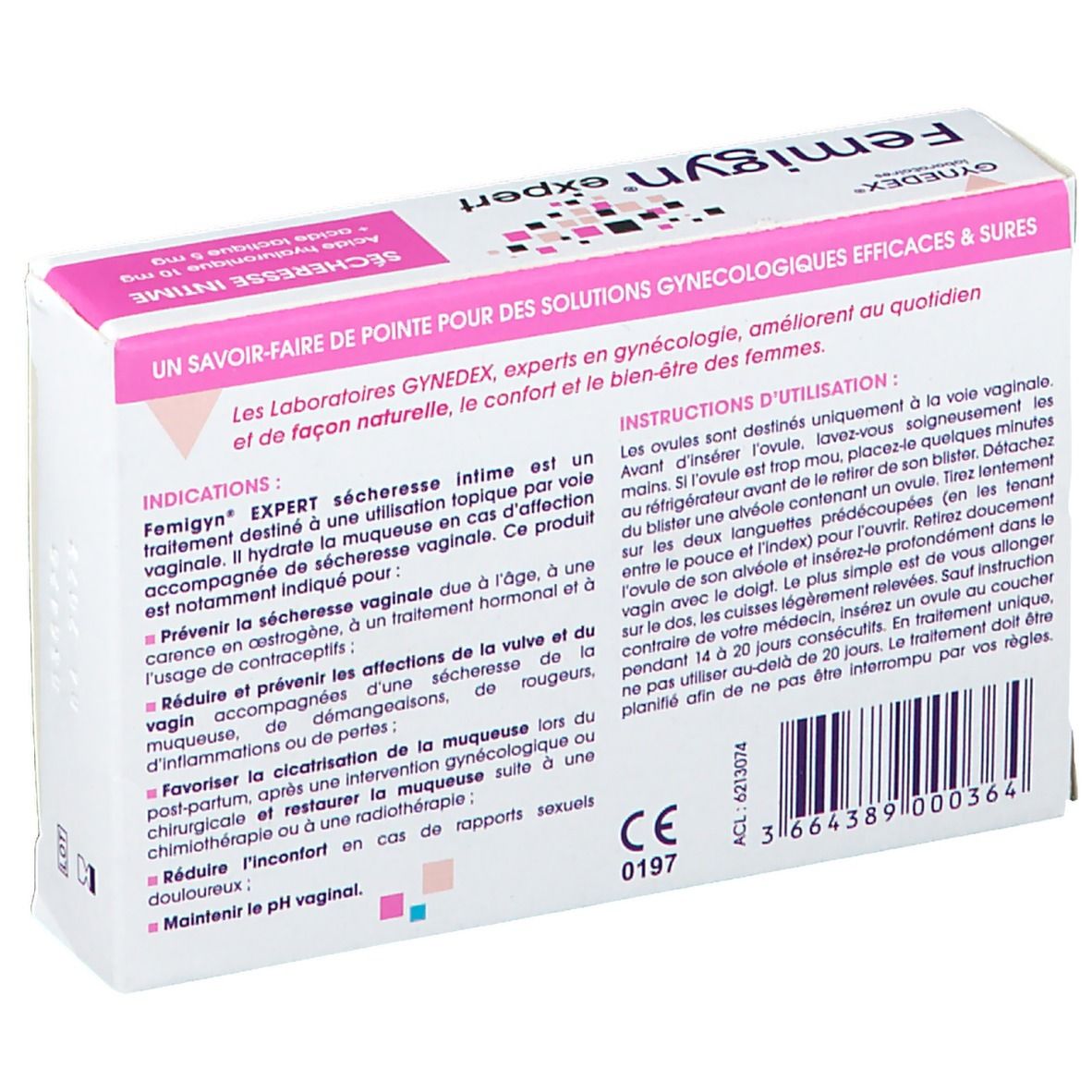 Femigyn® Expert Sécheresse Intime 10 pc(s) - Redcare Pharmacie