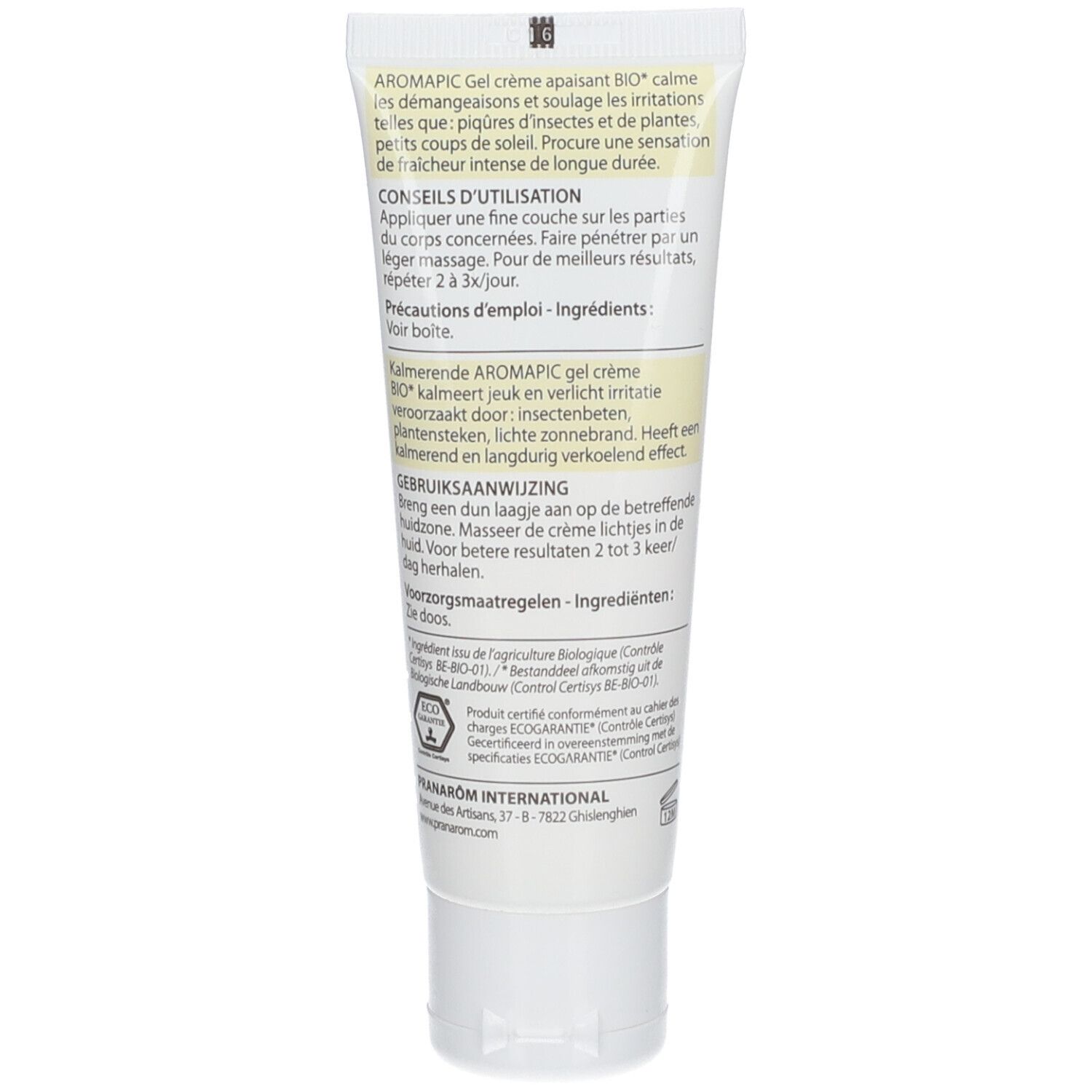 Pranarôm AROMAPIC Gel Crème Apaisant BIO 40 ml - Redcare Pharmacie