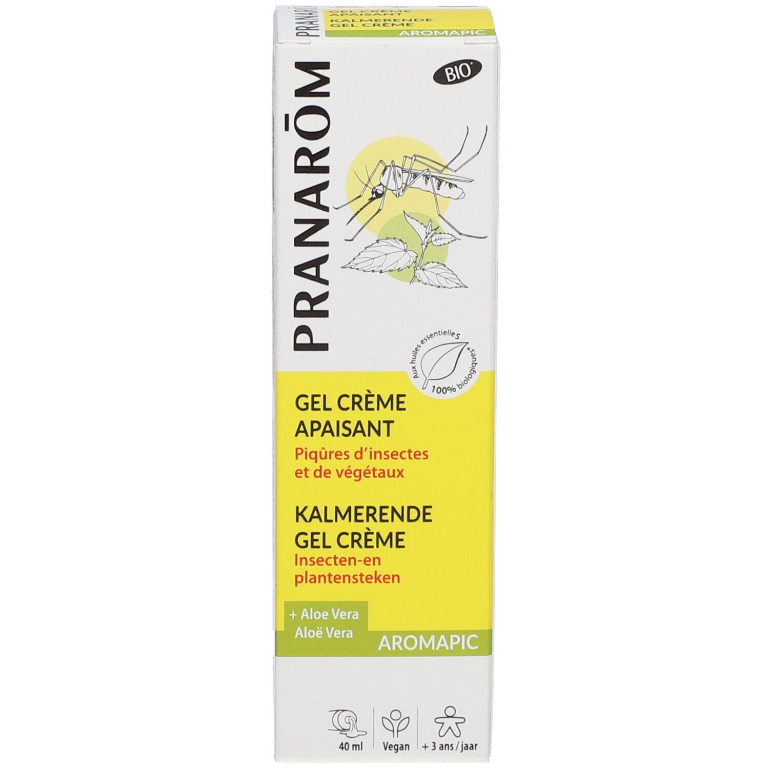 Pranarôm AROMAPIC Gel Crème Apaisant BIO 40 ml - Redcare Pharmacie