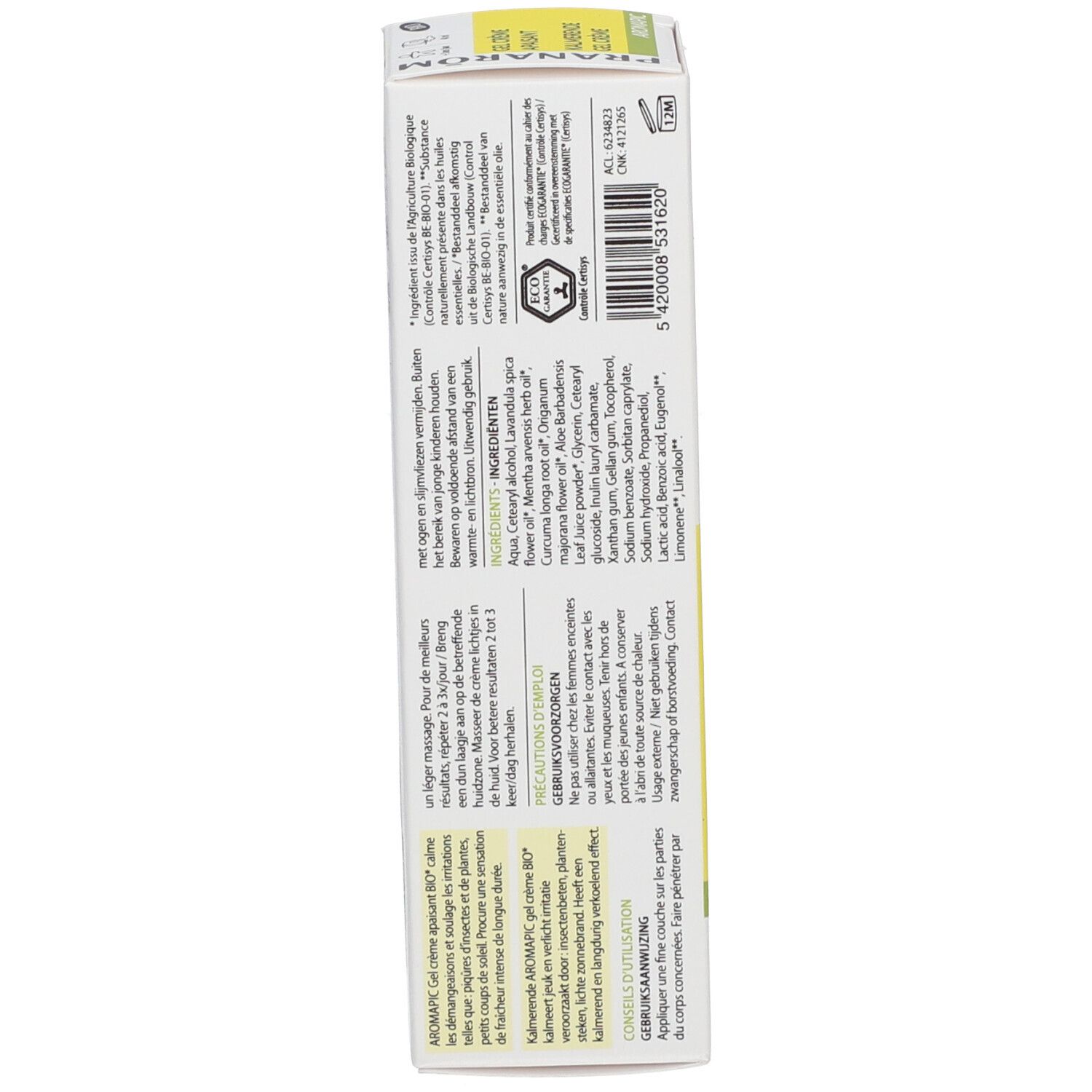 Pranarôm AROMAPIC Gel Crème Apaisant BIO 40 ml - Redcare Pharmacie