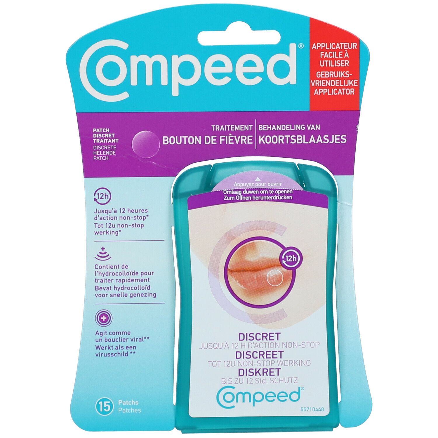Compeed® - Patchs Bouton de Fièvre Herpès x15 15 pc(s) - Redcare Pharmacie
