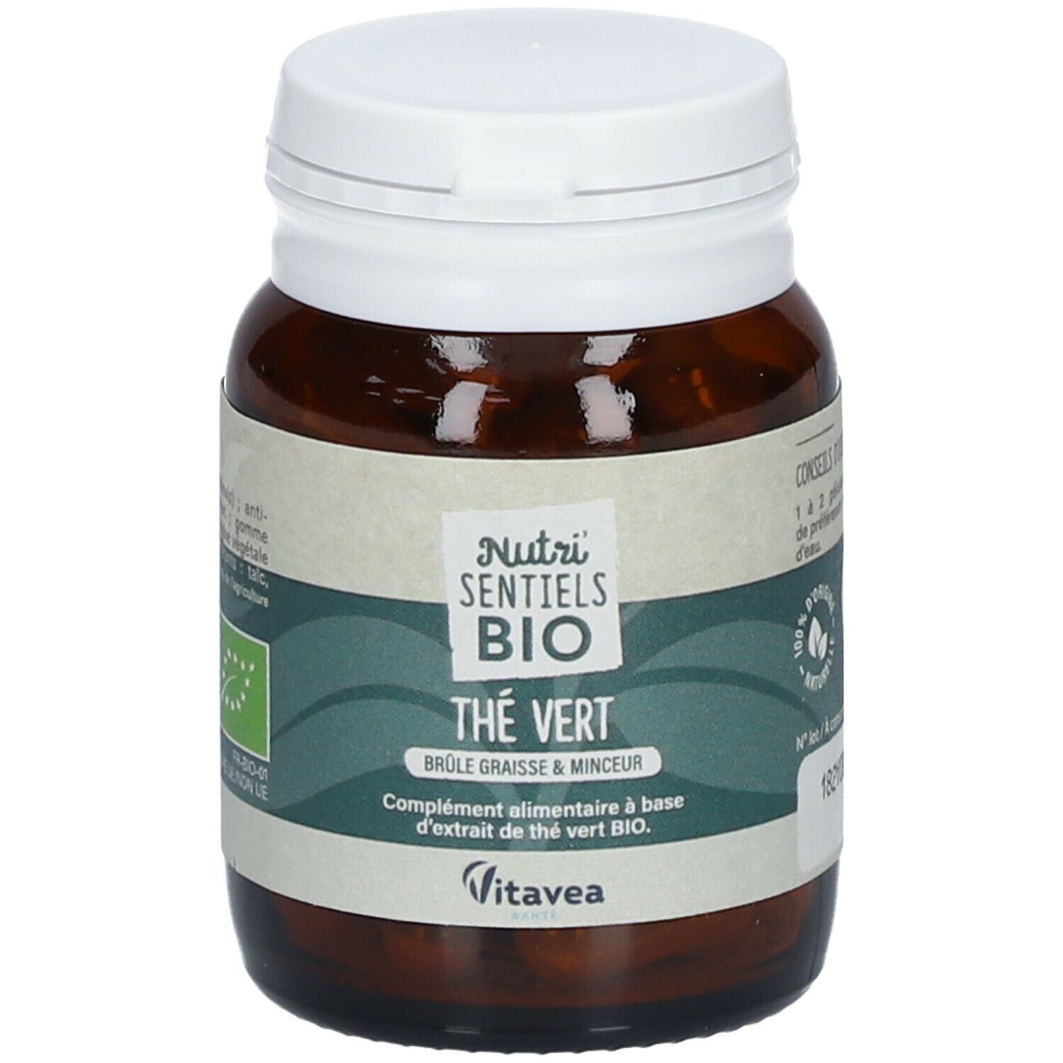 Nutrisanté Nutrisentiels BIO THÉ VERT 40 pc(s) - Redcare Pharmacie