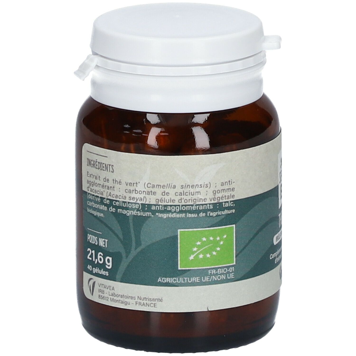 Nutrisanté Nutrisentiels BIO THÉ VERT 40 pc(s) - Redcare Pharmacie