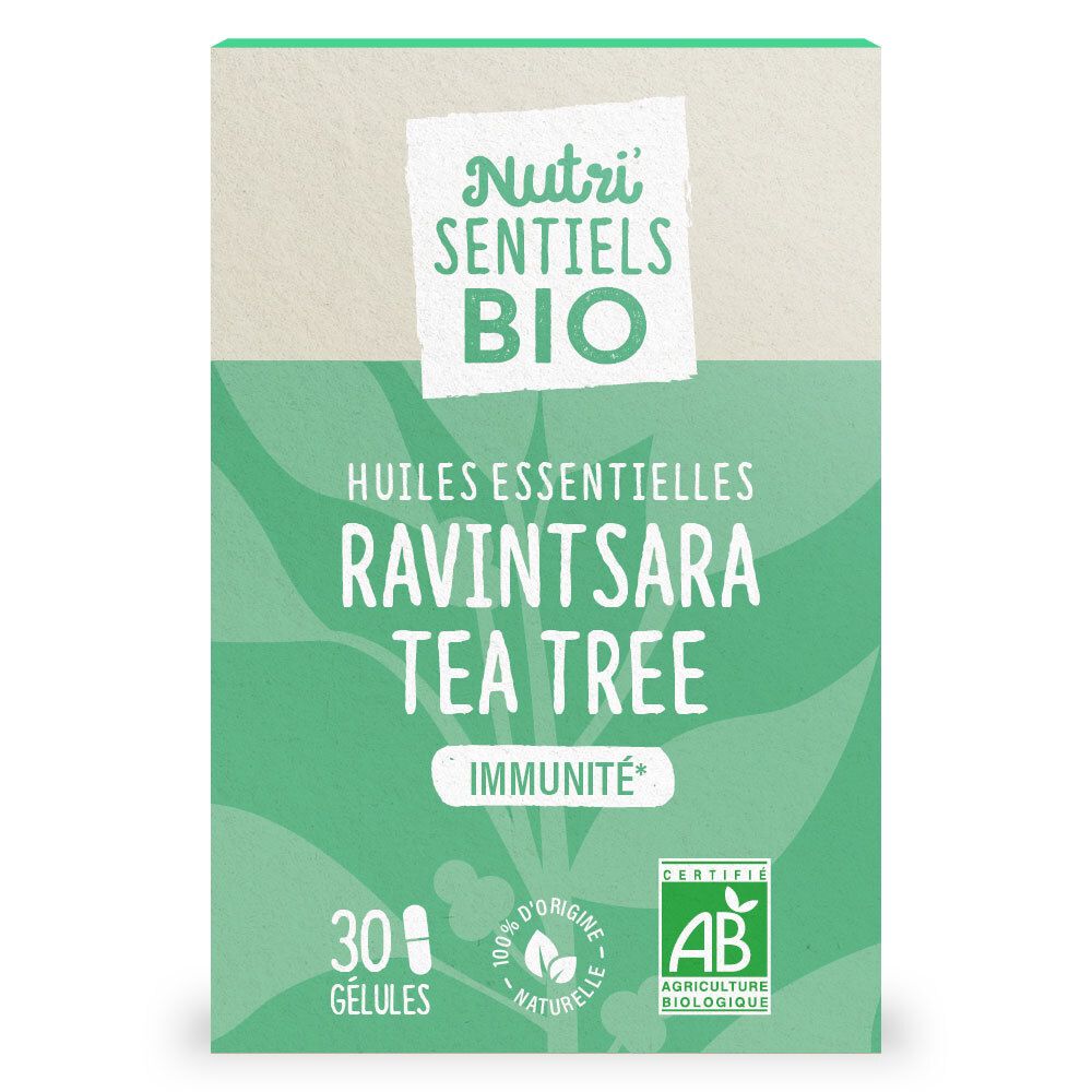 NUTRI'SENSIELS BIO Huiles essentielles ravintsara tea tree 30 pc(s ...
