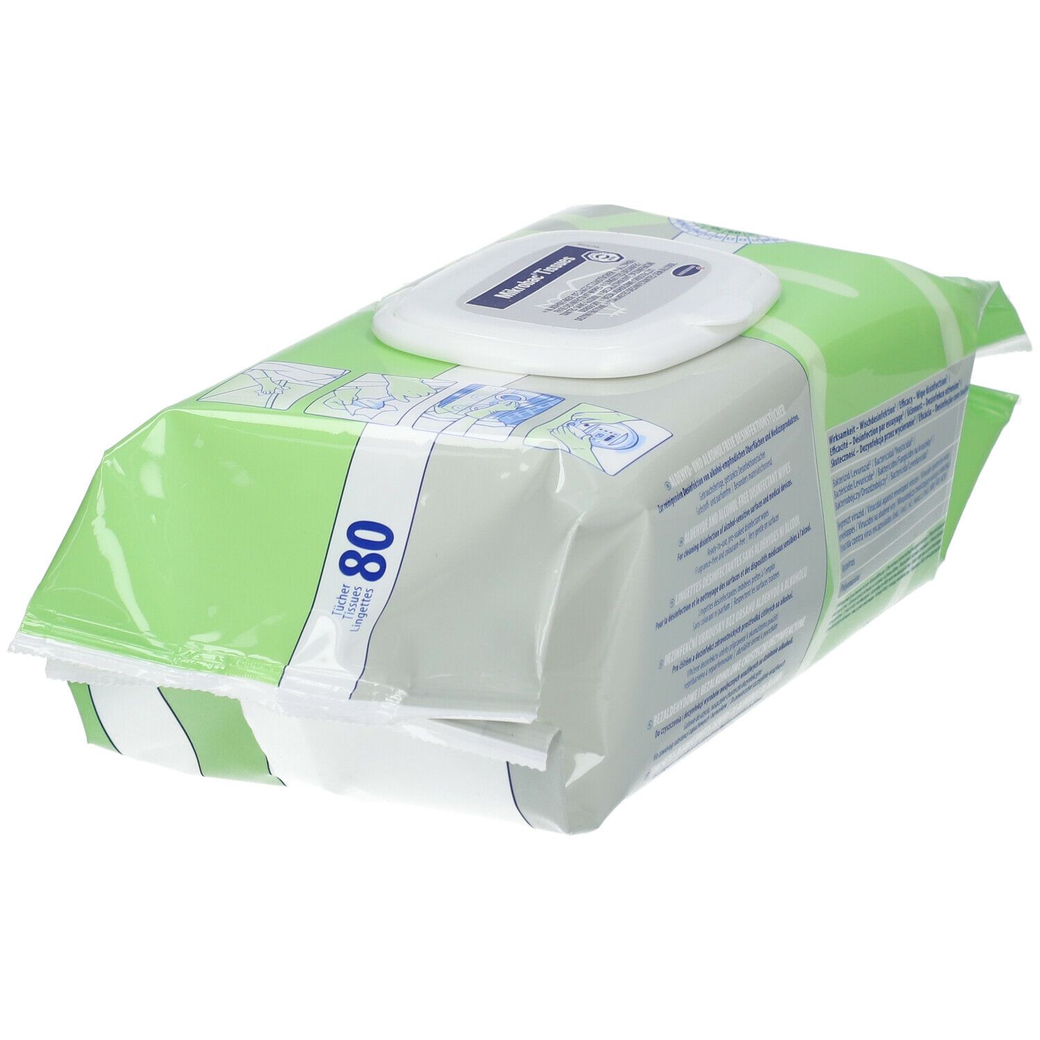 HARTMANN Mikrobac® Tissues Lingettes désinfectantes 80 pc(s) - Redcare ...