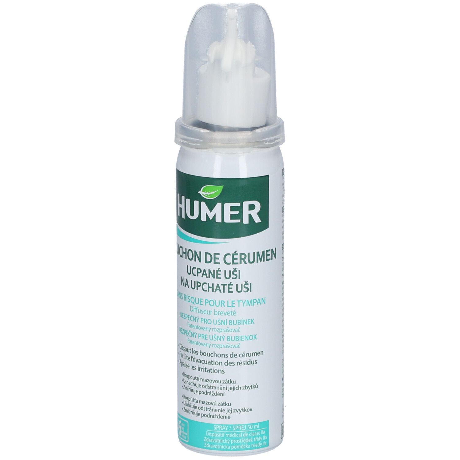 HUMER BOUCHON DE CÉRUMEN Spray auriculaire 50 ml - Redcare Pharmacie