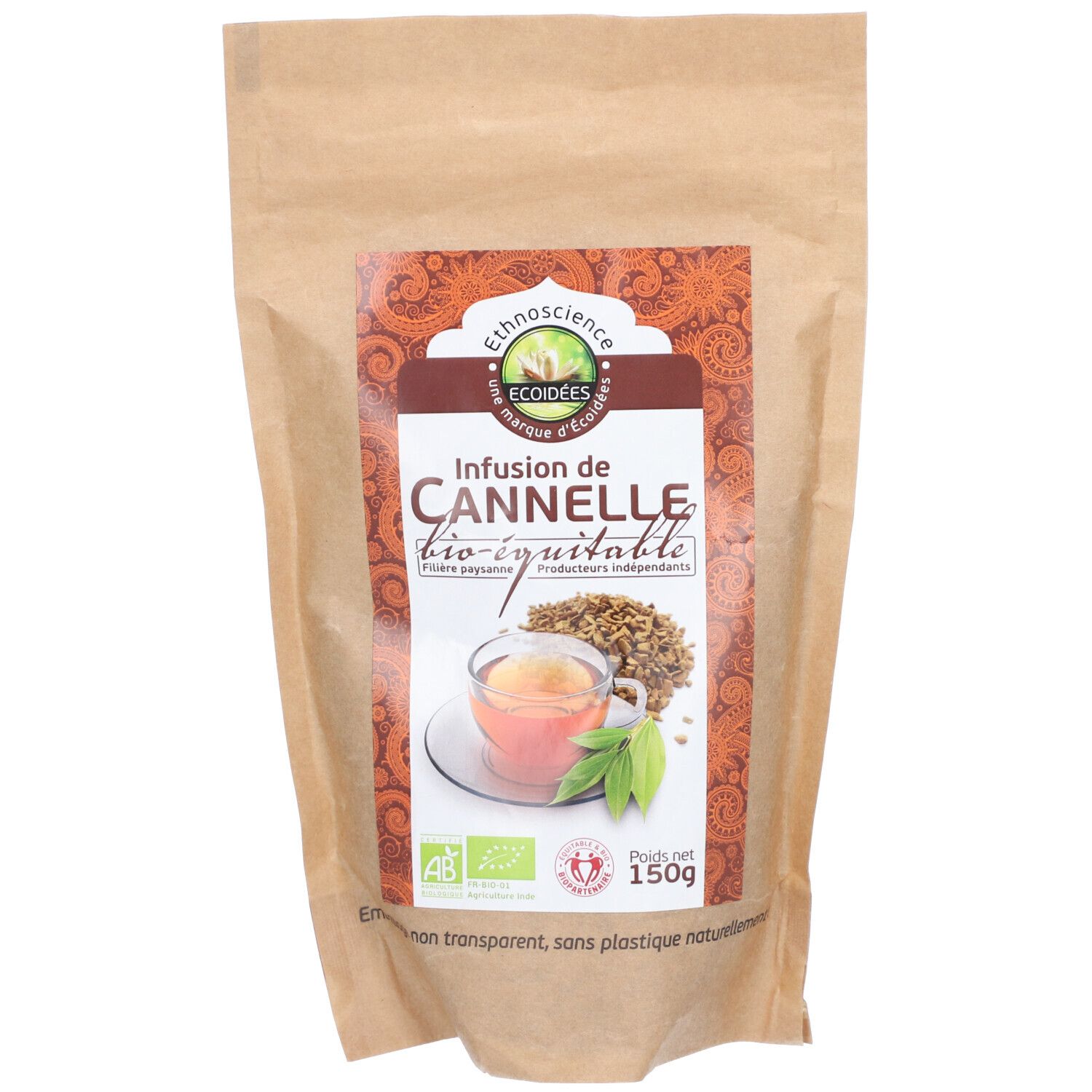 Ecoidées Infusion de cannelle BIO & EQUITABLE 150 g - Redcare Pharmacie