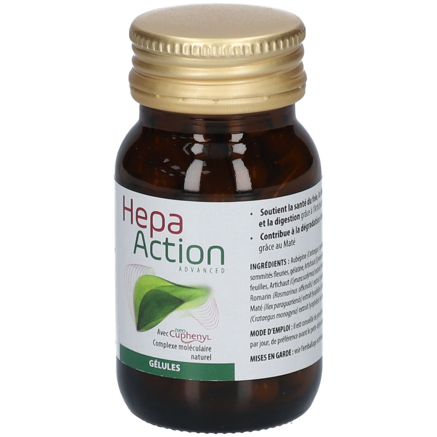 HEPA ACTION ADVANCED - 50 gélules 50 pc(s) - Redcare Pharmacie