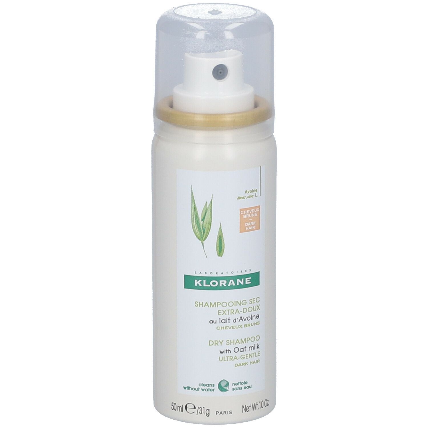 KLORANE Shampoing sec teinté au lait d'Avoine 50 ml - Redcare Pharmacie