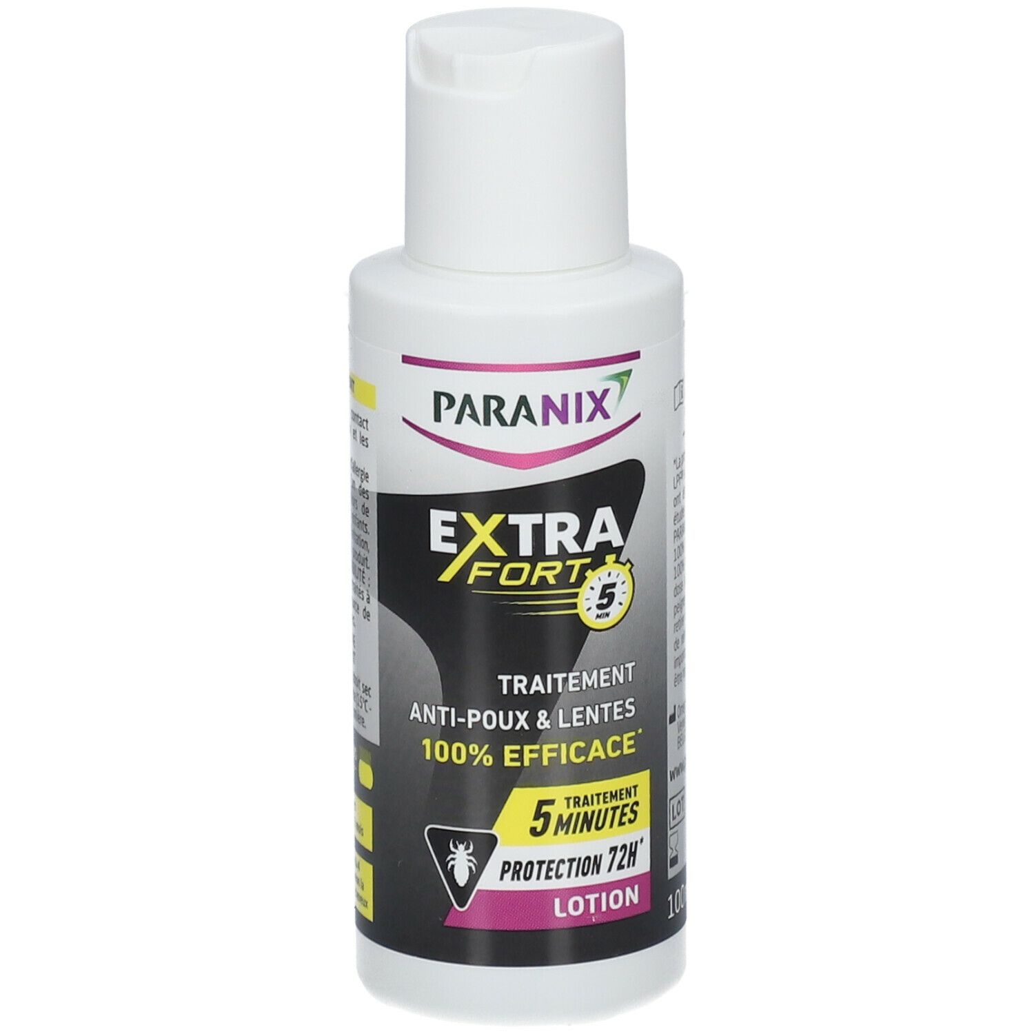 Paranix Extra Fort 5 Minutes Lotion Anti-Poux et Lentes + Peigne 100ml ...