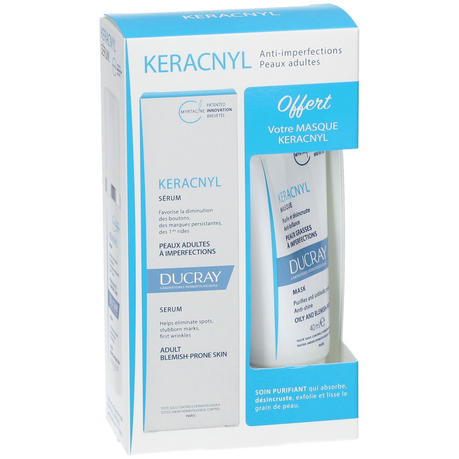 DUCRAY Coffret KERACNYL Sérum + Masque 70 ml - Redcare Pharmacie